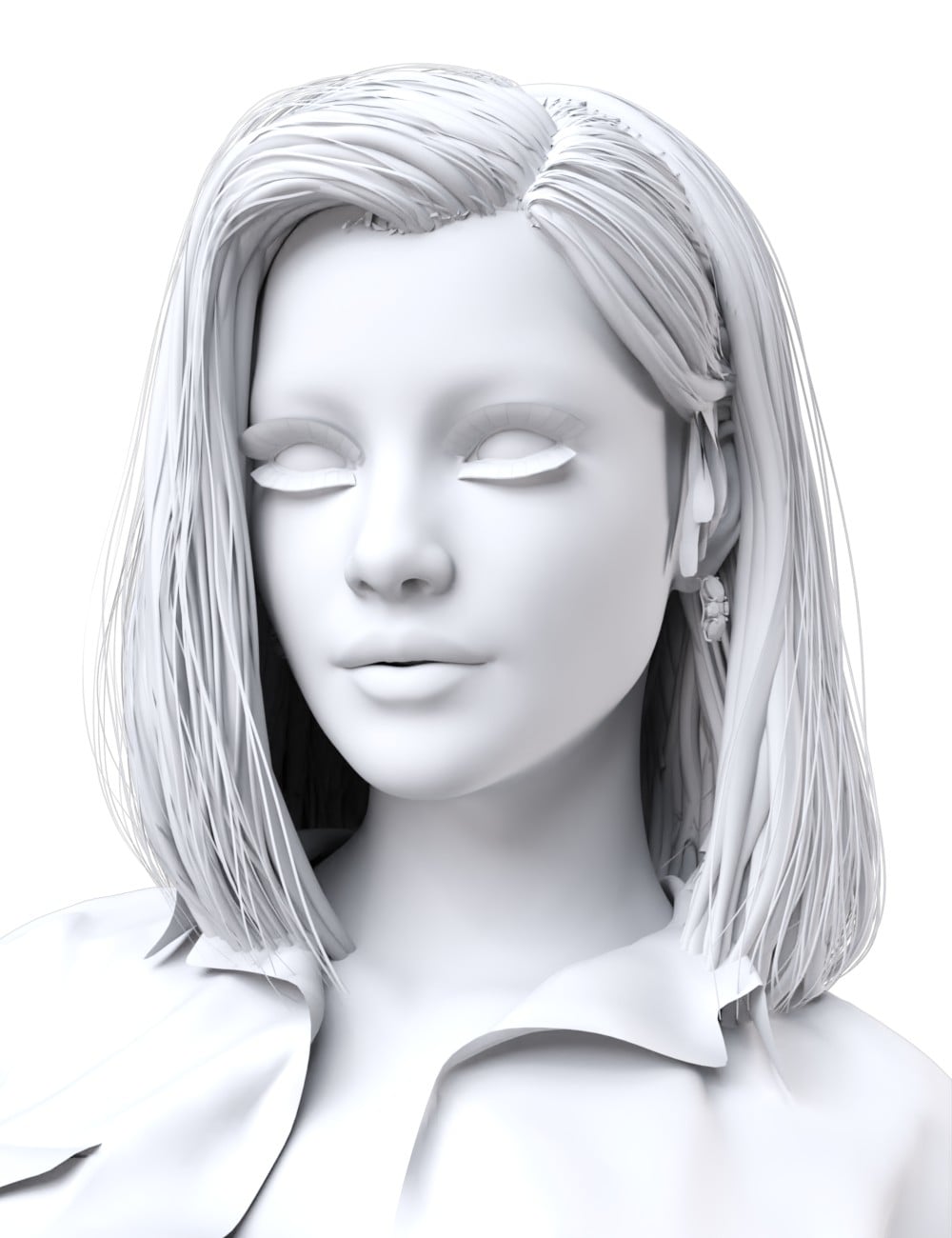SC Ana Hair for Genesis 8 and 8.1 Females | Daz 3D