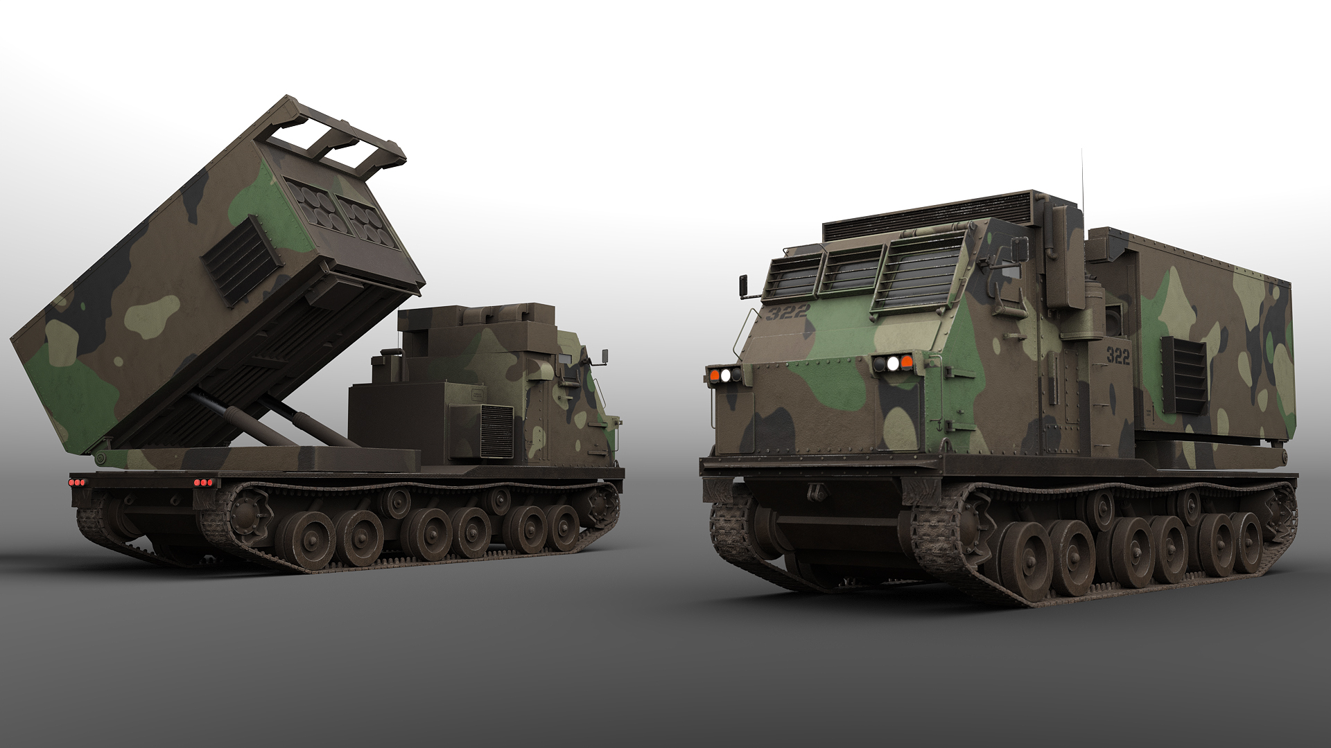 Multiple Rocket Launcher | Daz 3D