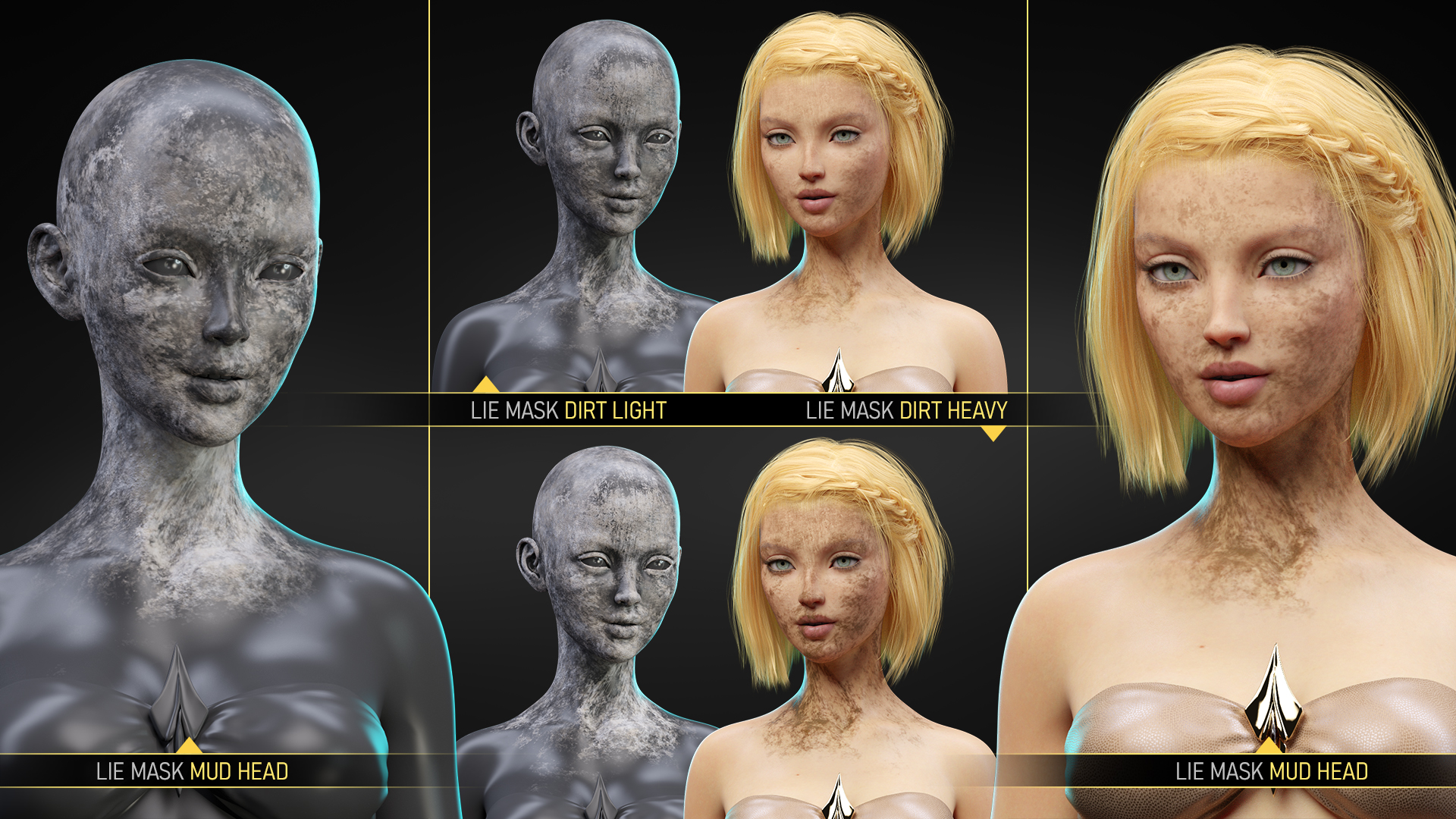 Soft Skin Transition Materials for Genesis 8 and 8.1 Females | Daz 3D