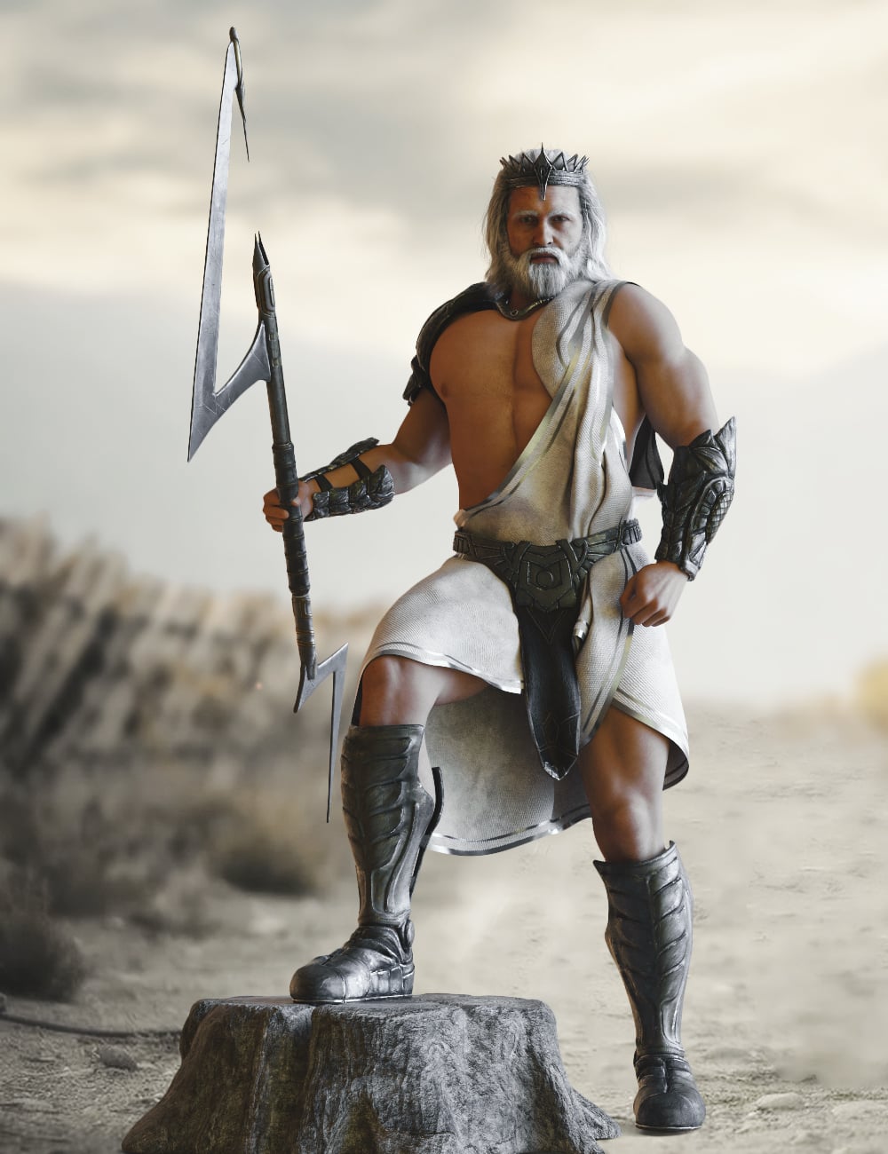 dForce Zeus War Set for Genesis 8 and 8.1 Male | Daz 3D