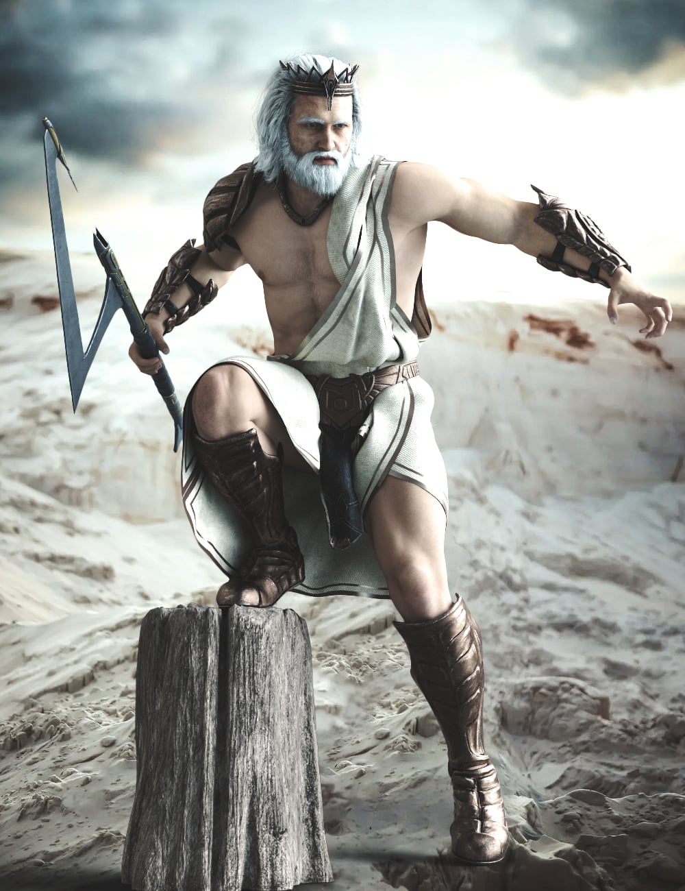 dForce Zeus War Set for Genesis 8 and 8.1 Male | Daz 3D