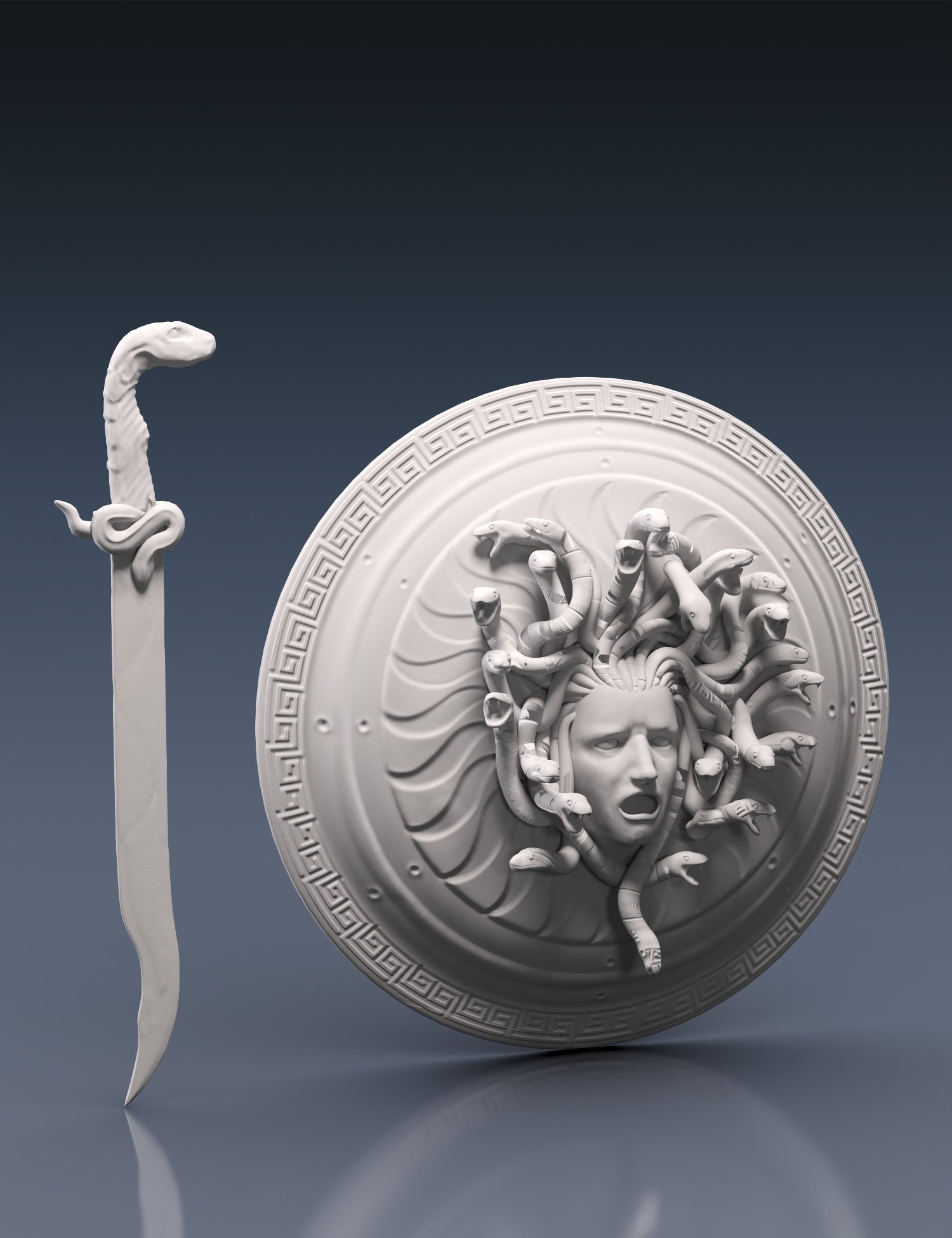 CH Greek Mythological Armor Weapons for Genesis 8 and 8.1 Males | Daz 3D