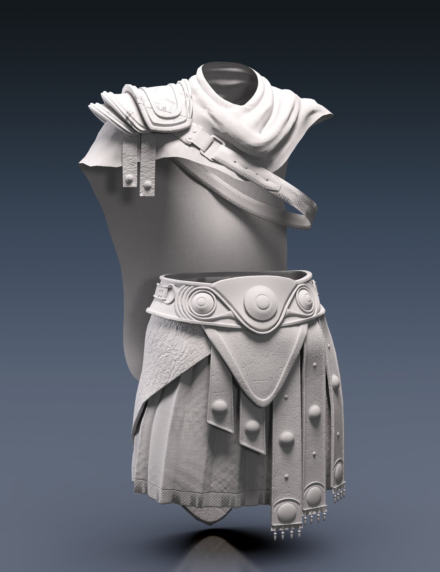 CH Greek Mythological dForce Skirt and Cape for Genesis 8 and 8.1 Males ...