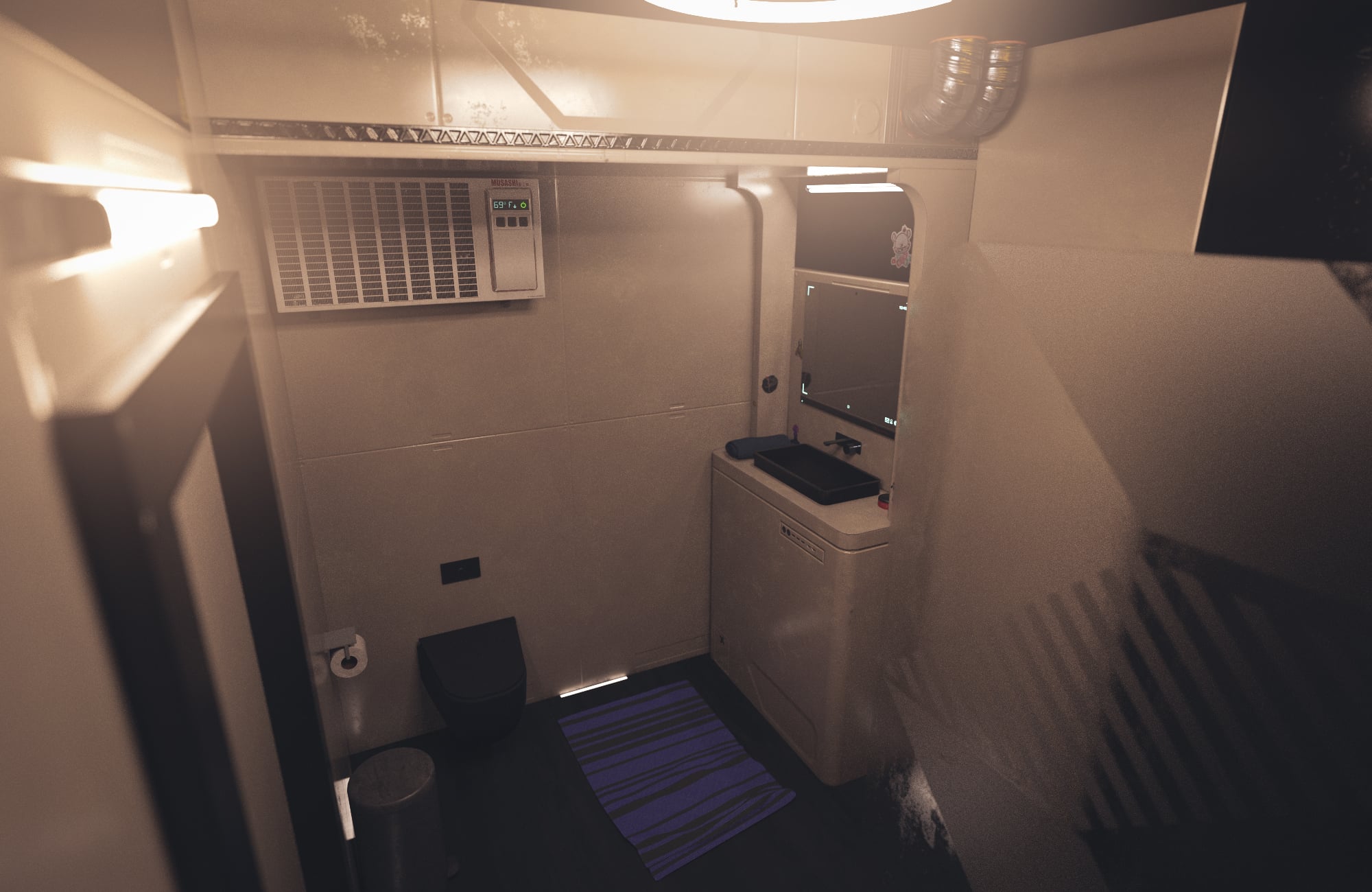 Cyberpunk Studio Apartment | Daz 3D
