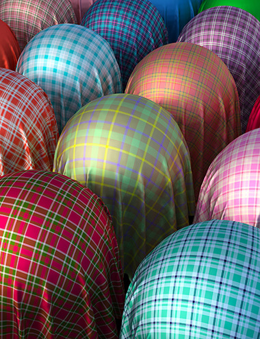 Summer Silk Tartan Fabric Iray Shaders | Daz 3D