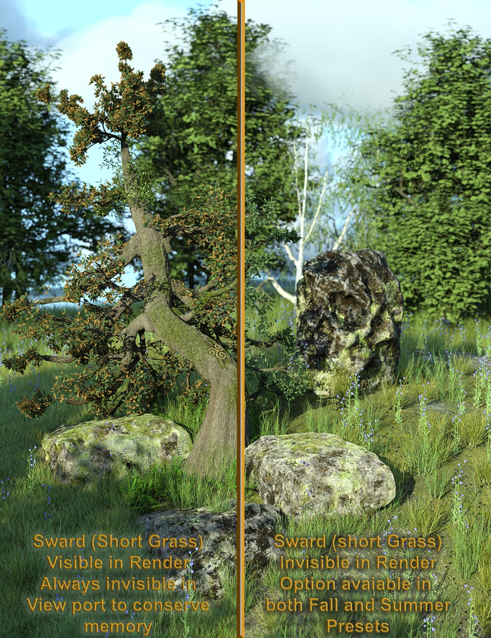 The Druids Grove - A Mystical Scene | Daz 3D