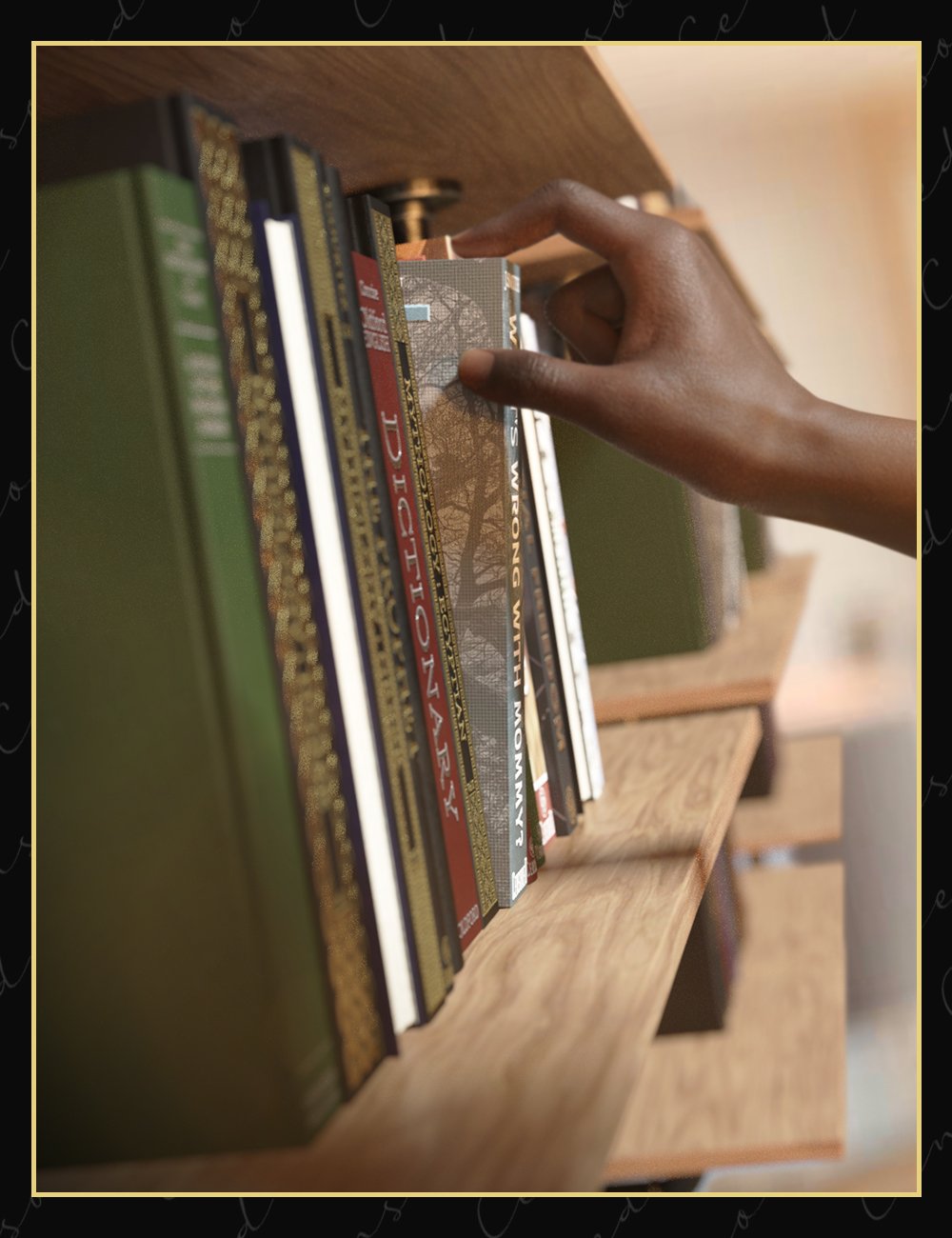 Modern Book Prop Pack | Daz 3D