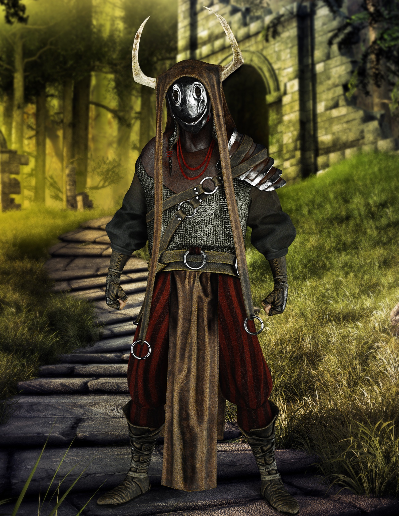 Diabolo Outfit for Genesis 8 and 8.1 Males | Daz 3D