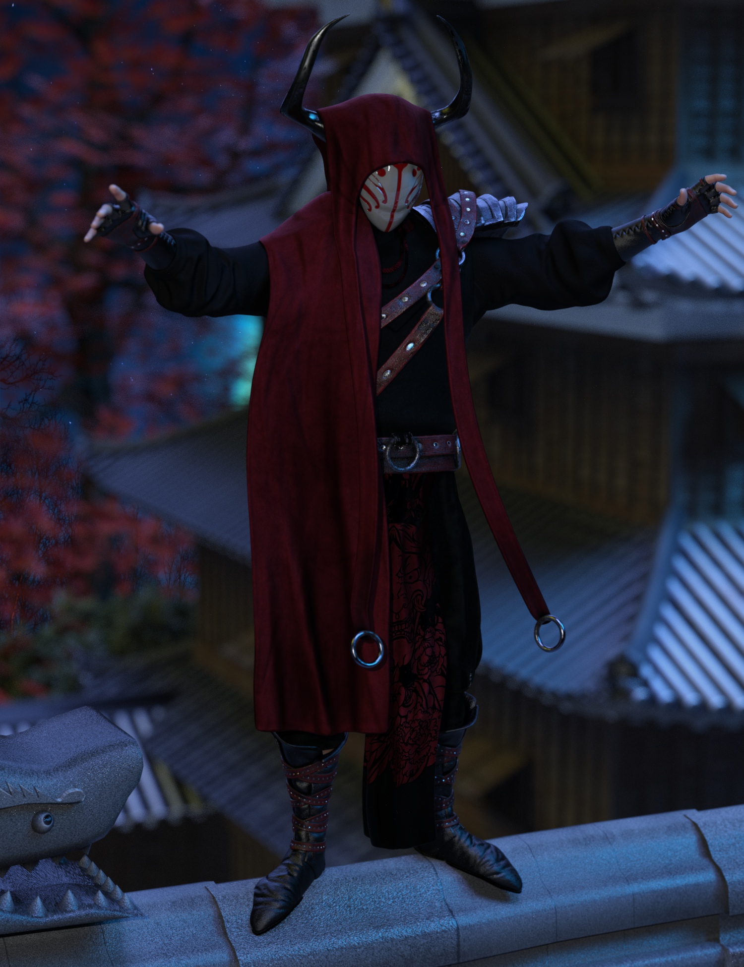 Diabolo Outfit Textures | Daz 3D