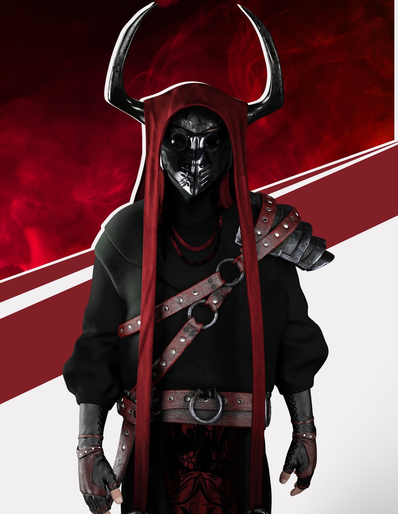 Diabolo Outfit Textures | Daz 3D