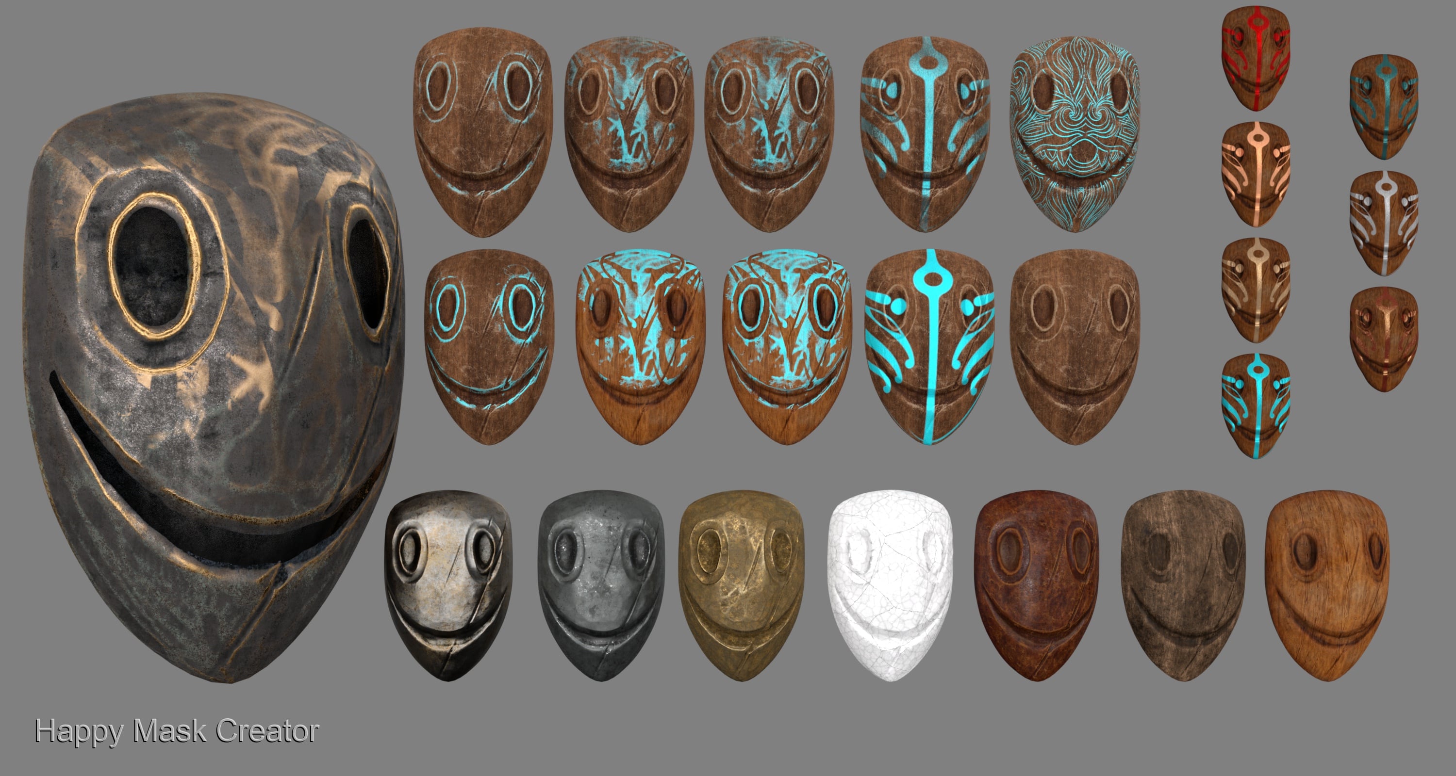 Diabolo Outfit Expansion - Staff, Blood, Dirt, and Mask Textures | Daz 3D