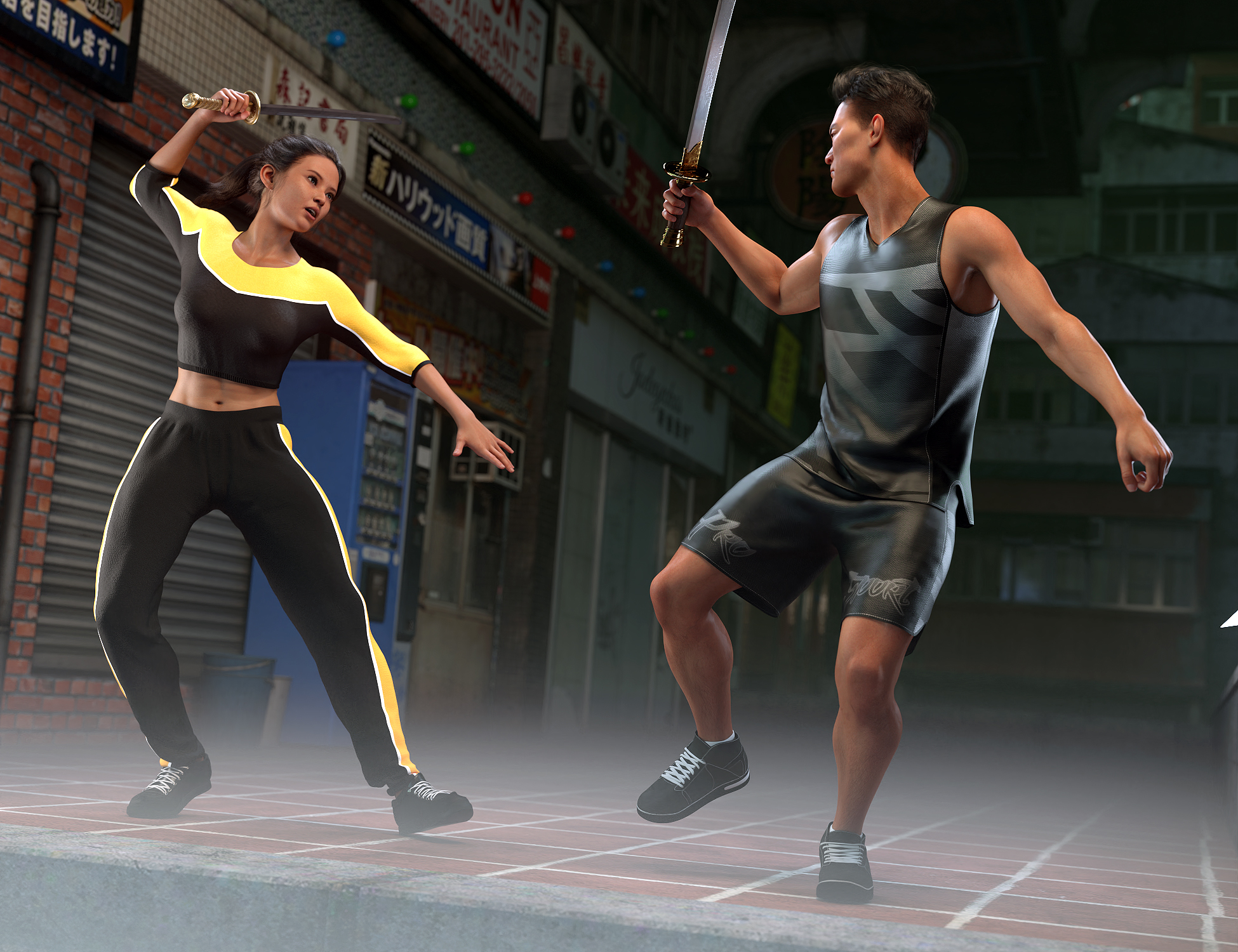 FF's Chinese Blade Master Poses for Genesis 8 and 8.1 | Daz 3D