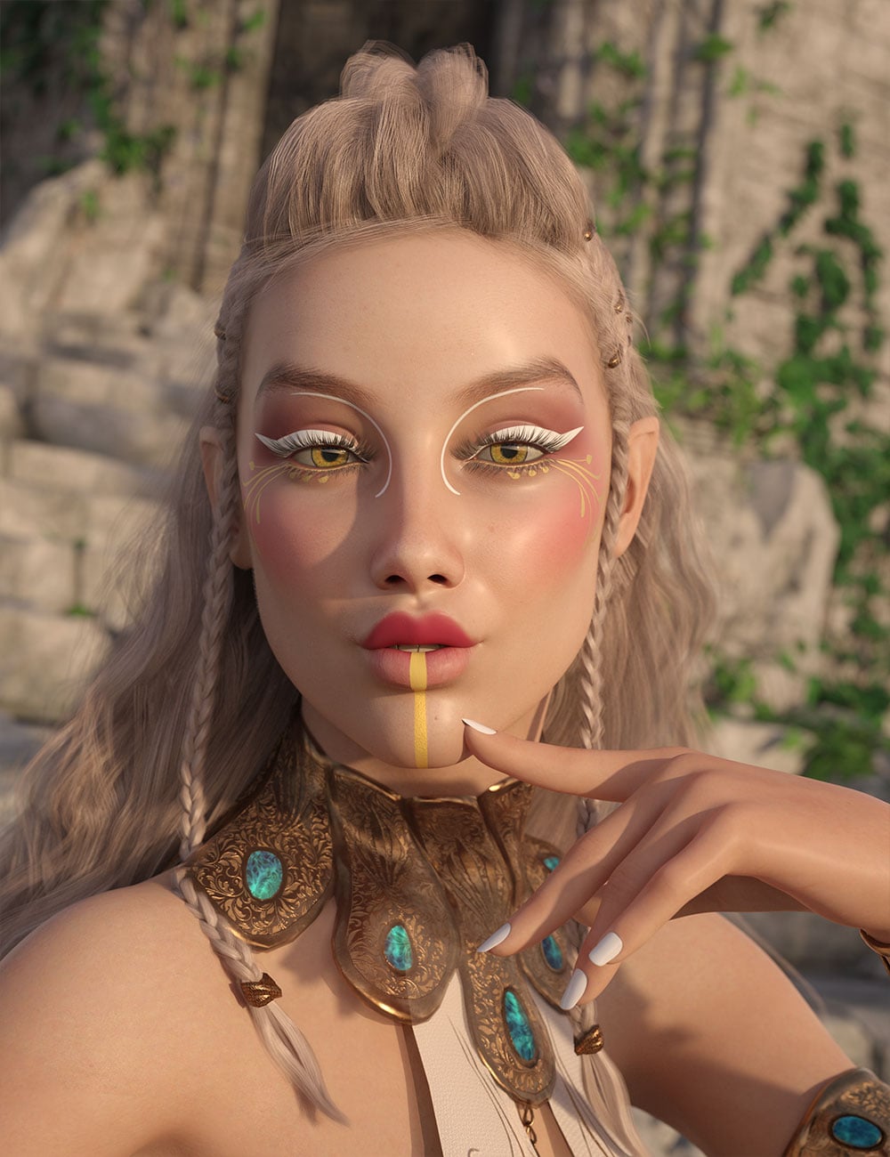 First Light L.I.E. Fantasy Makeup for Genesis 8.1 | Daz 3D