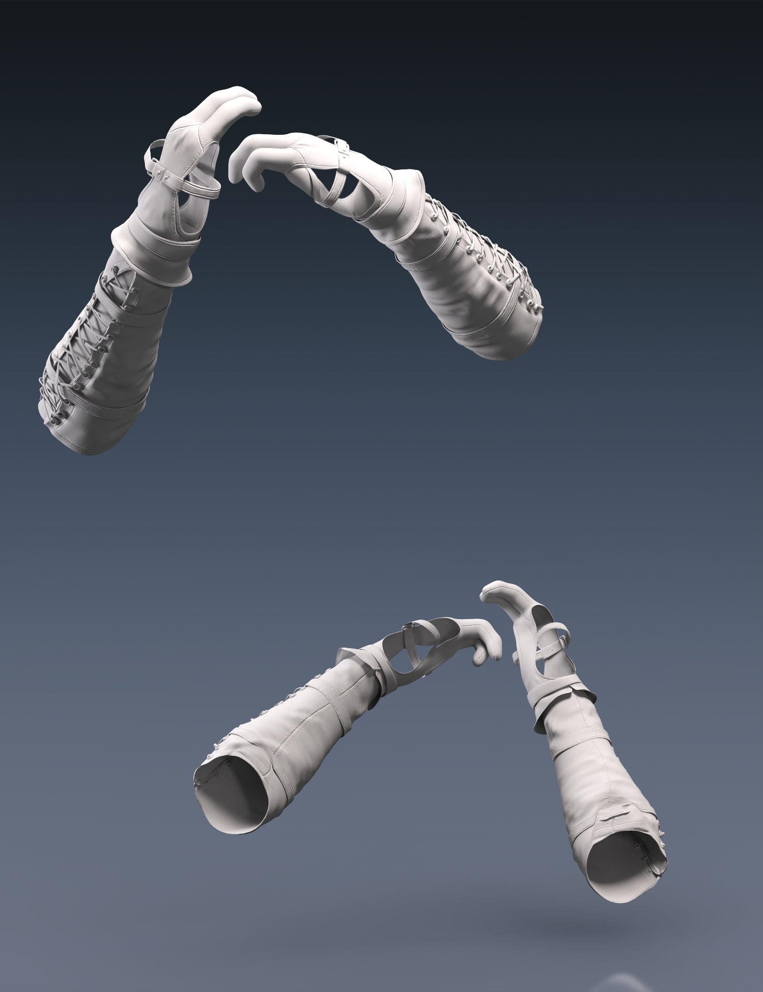 Rogue Elf Gloves for Genesis 8 and 8.1 Males | Daz 3D