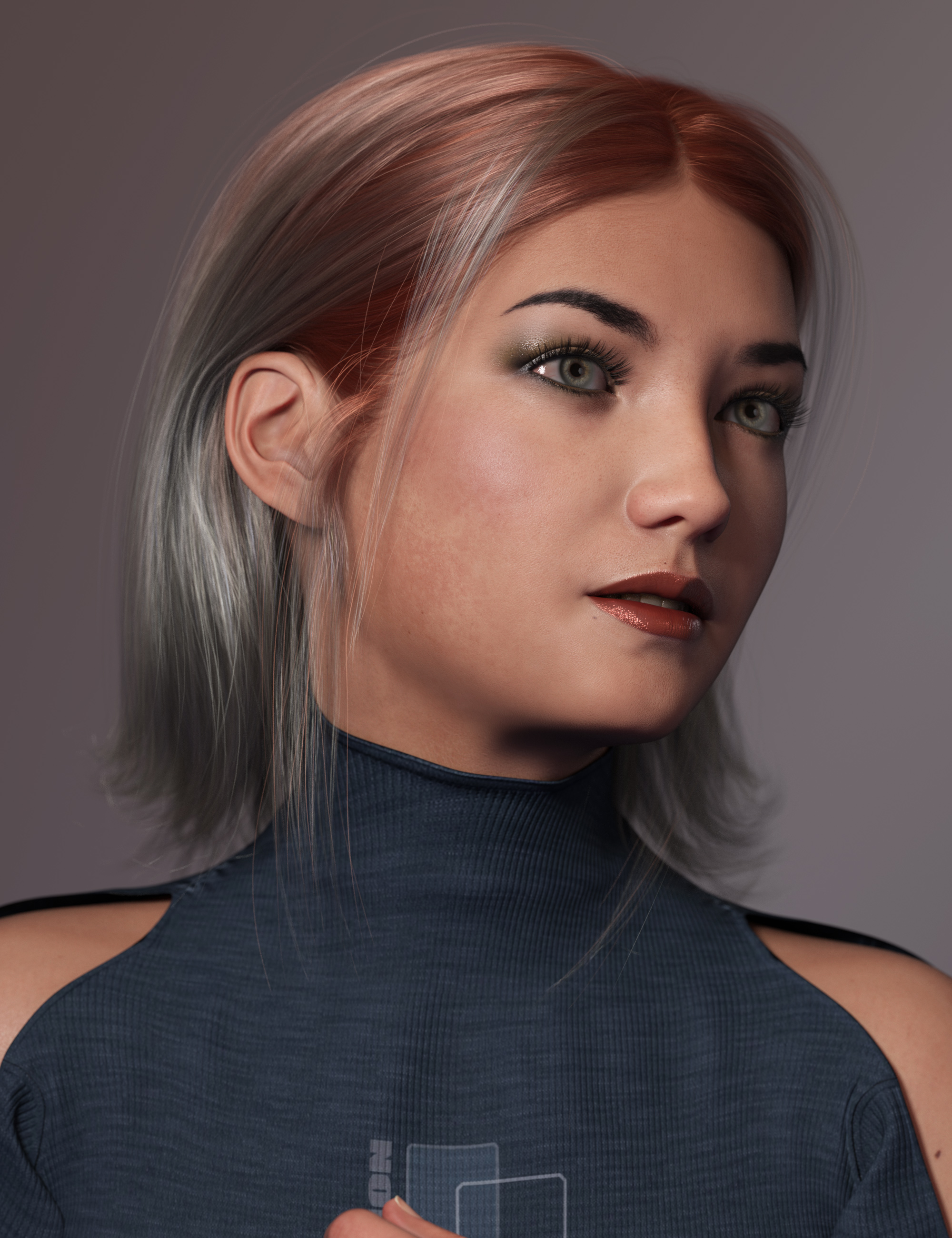Swept Wetlook Hair Texture Expansion | Daz 3D