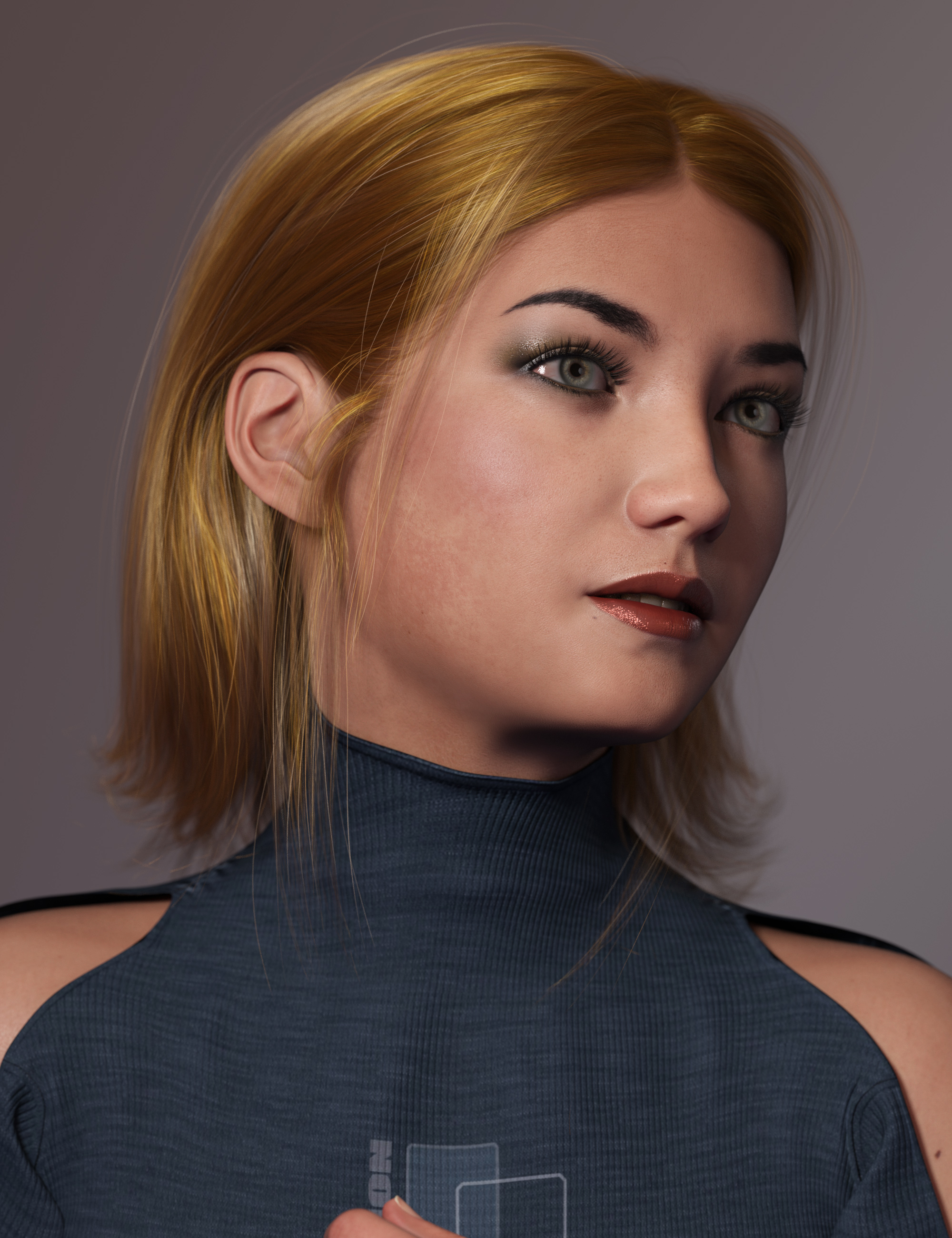 Swept Wetlook Hair Texture Expansion | Daz 3D