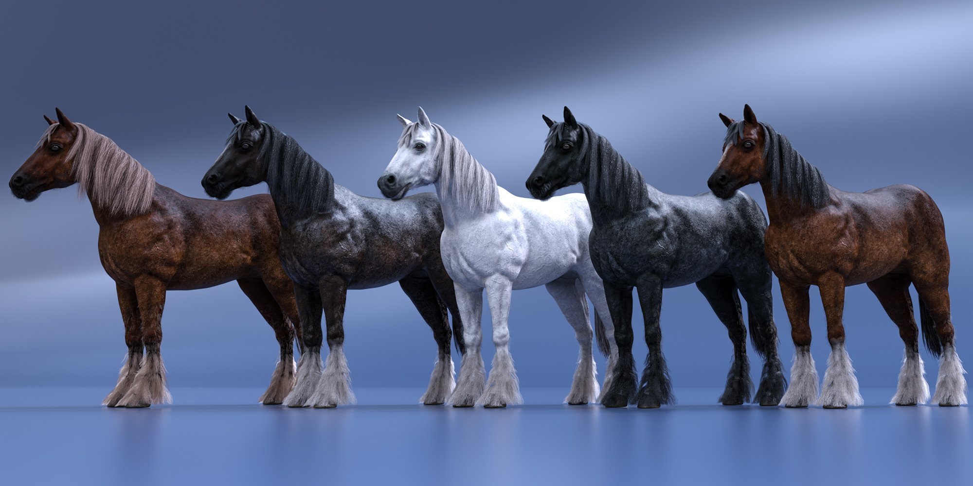 LoREZ Horse 2 | Daz 3D