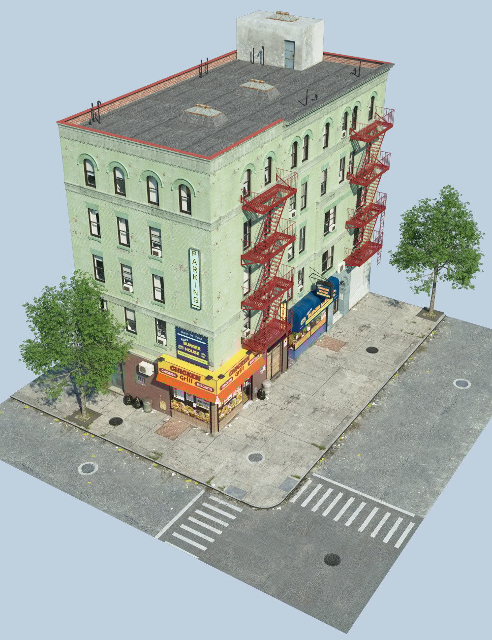 New York Fast Food Joint | Daz 3D New York Fast Food Joint | Daz 3D