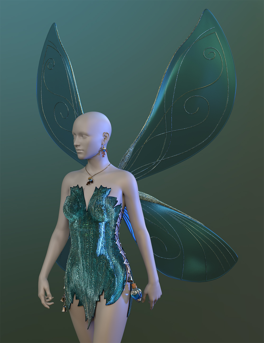 Pixiedust Outfit for Genesis 8 Females | Daz 3D