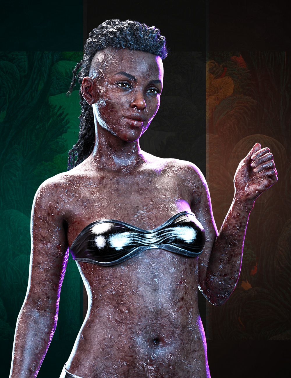 Soft Skin Transition Materials 2 for Genesis 8 and 8.1 Female | Daz 3D