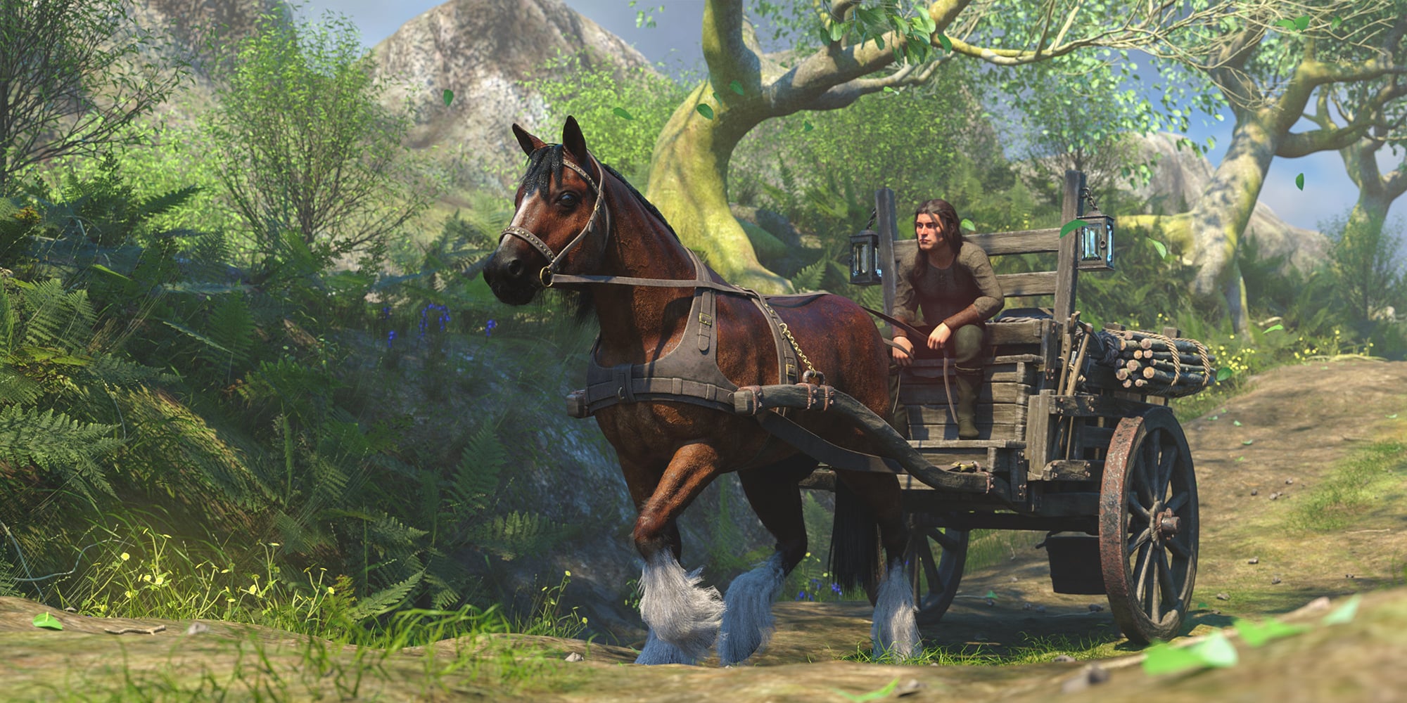 LoREZ Horse Two-Wheel Cart | Daz 3D