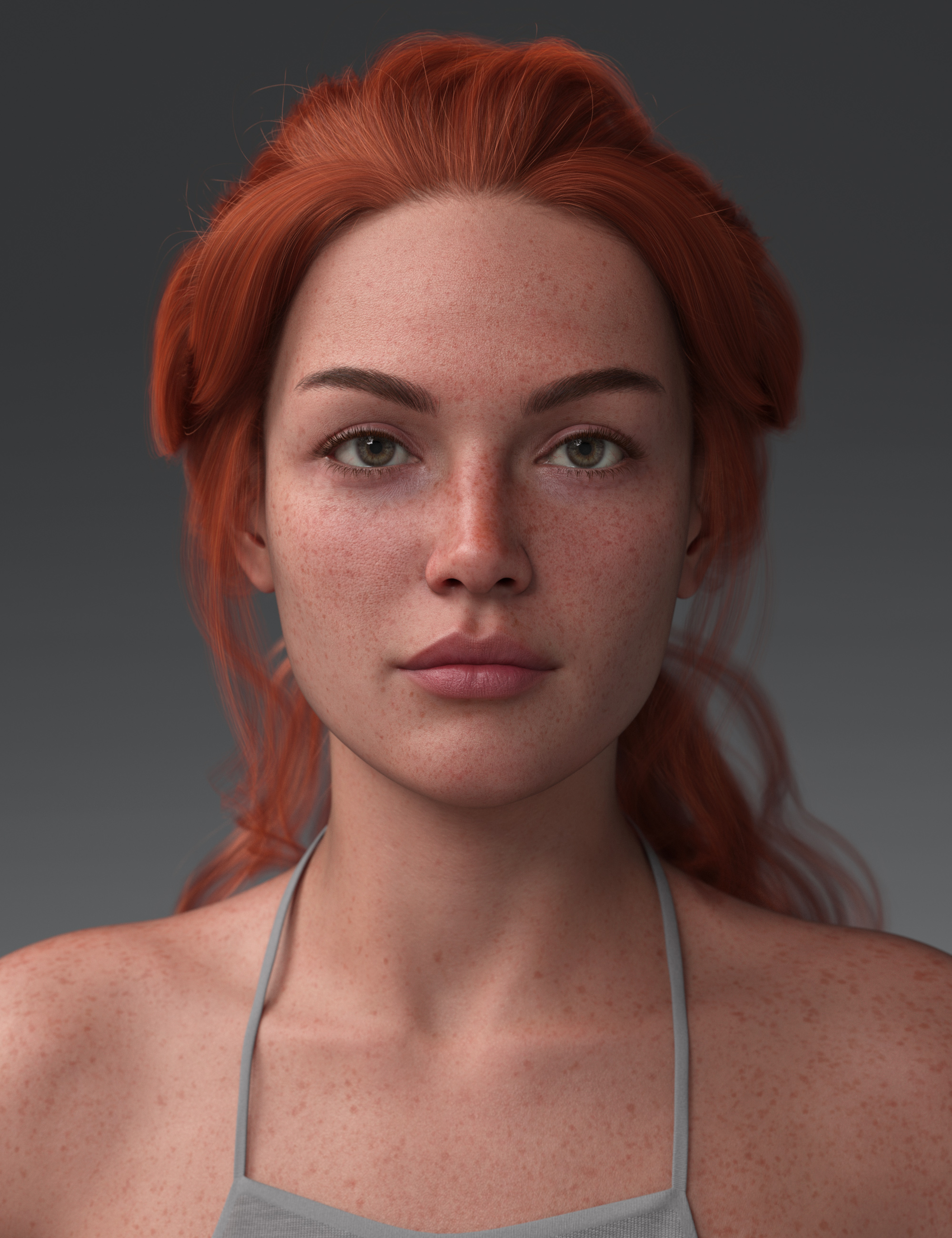 Soft Curls Ponytail for Genesis 9 | Daz 3D