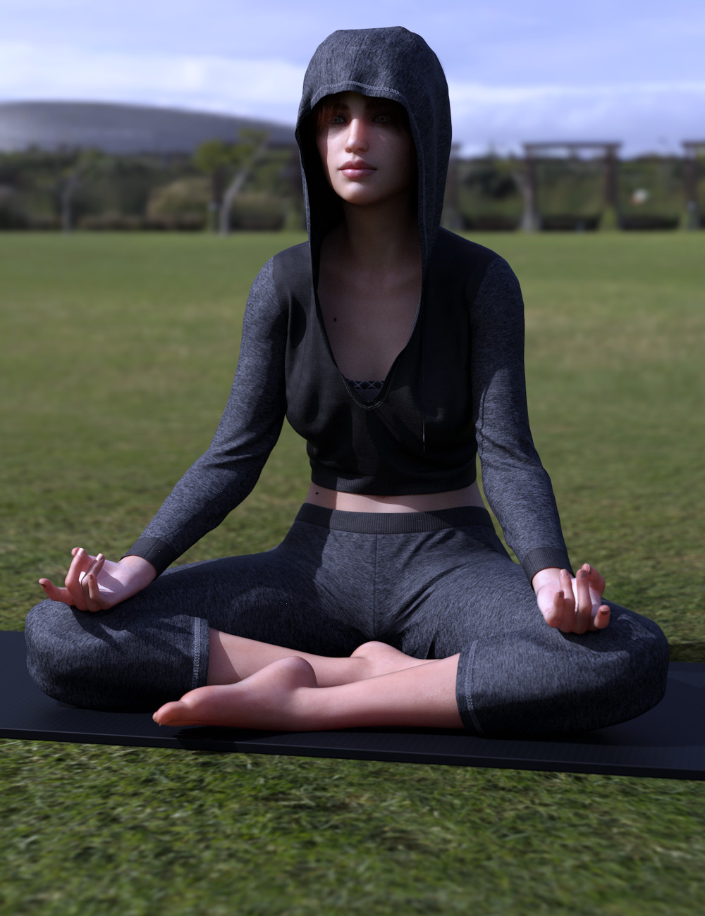 dForce Summer Fit Outfit for Genesis 8 and 8.1 Female | Daz 3D