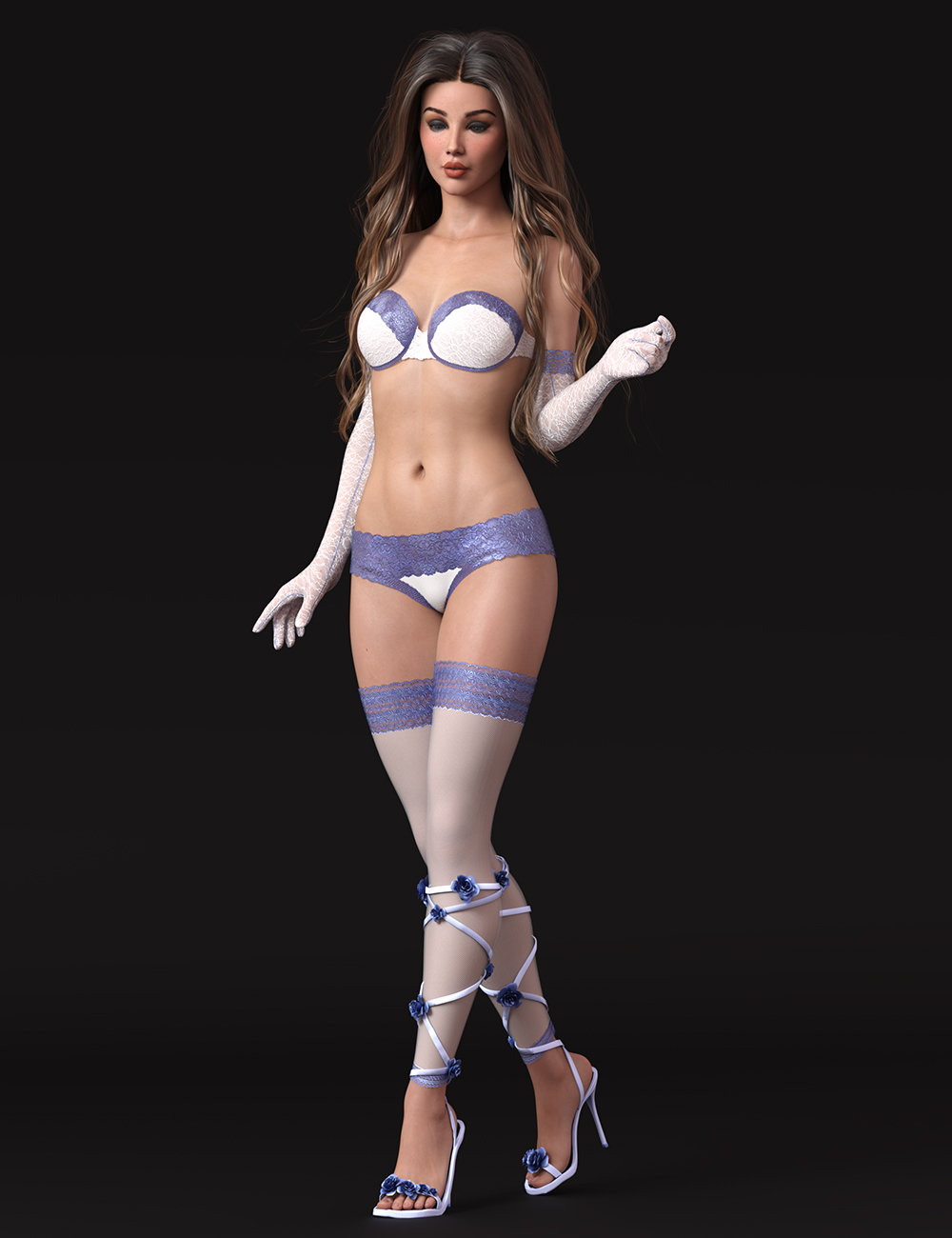 Alyssa Textures Add-On for Genesis 8 and 8.1 Females | Daz 3D