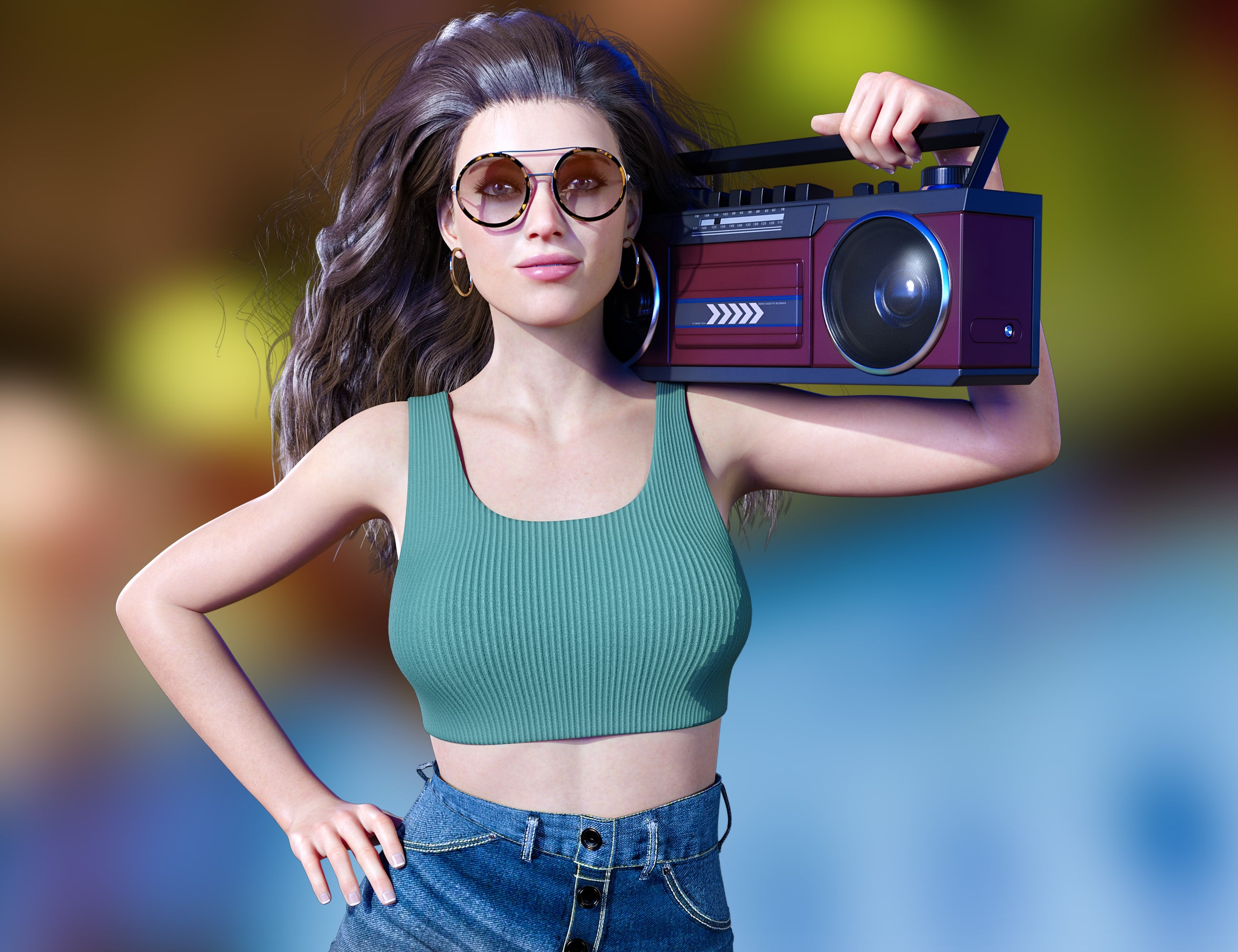 Z 80s Gadgets | Daz 3D
