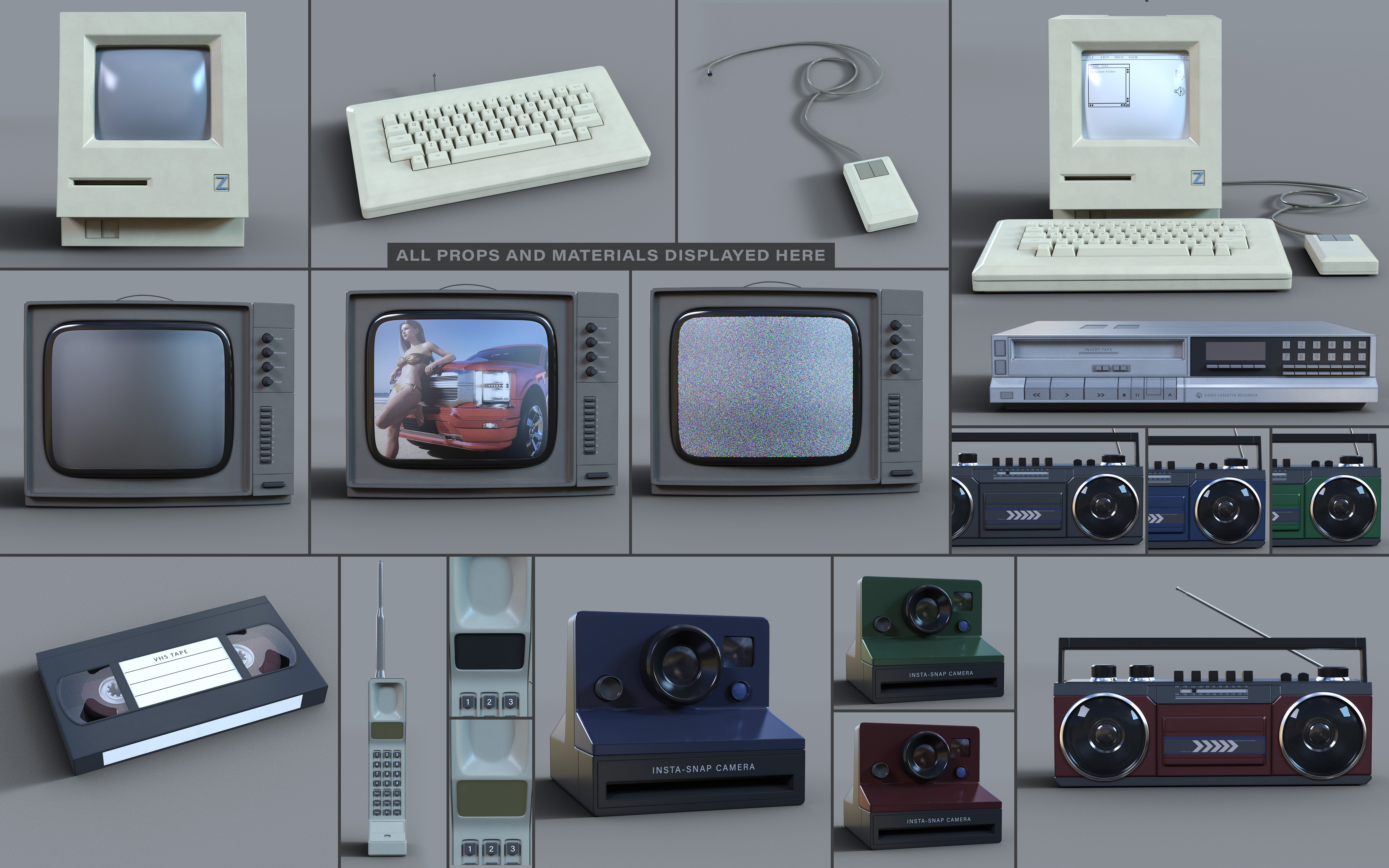 Z 80s Gadgets | Daz 3D