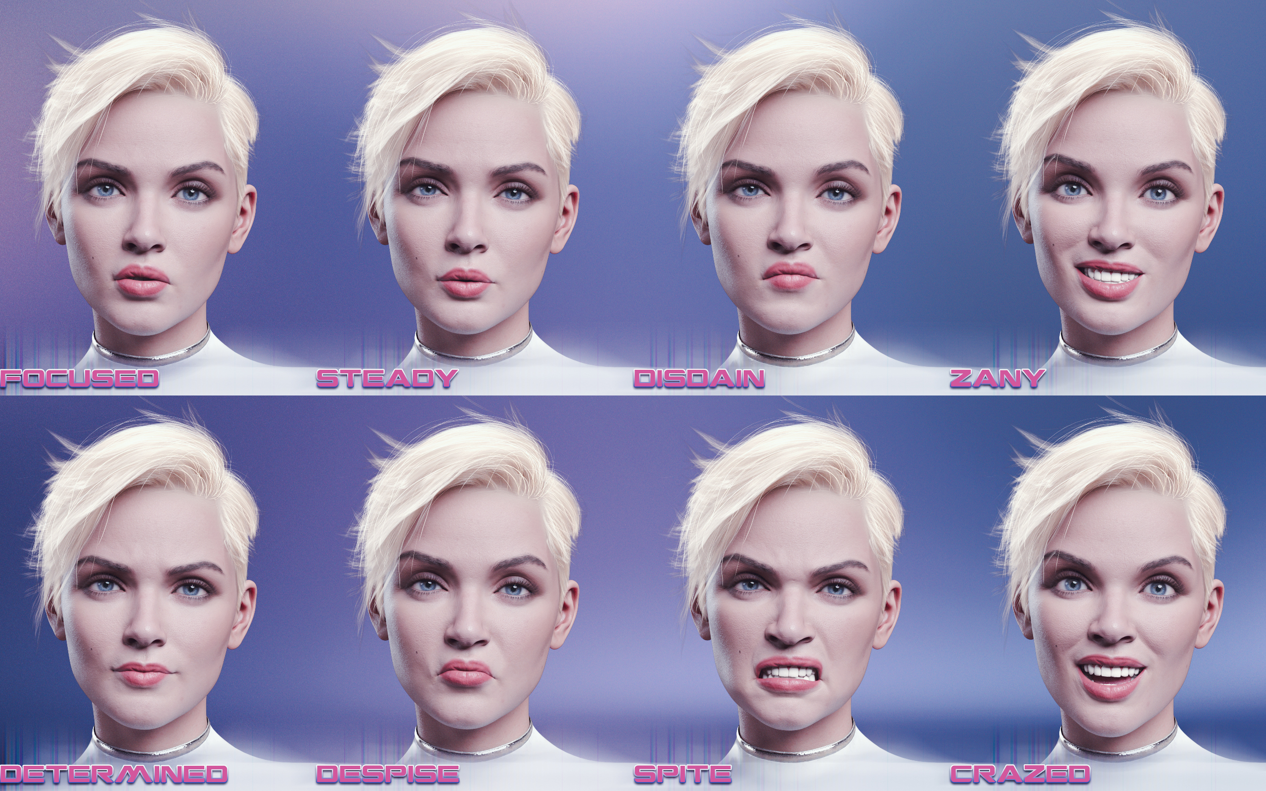 PTF Legendary Poses and Expressions for Genesis 8 and 8.1 Females | Daz 3D