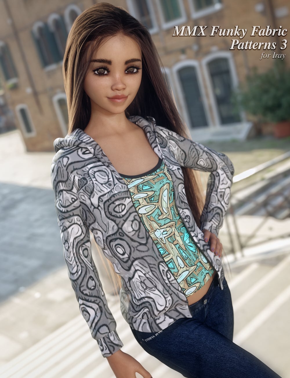 MMX Funky Fabric Patterns 03 for Iray | Daz 3D