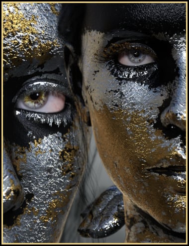 Full-Body Gold Leaf Builder for Genesis 9 | Daz 3D