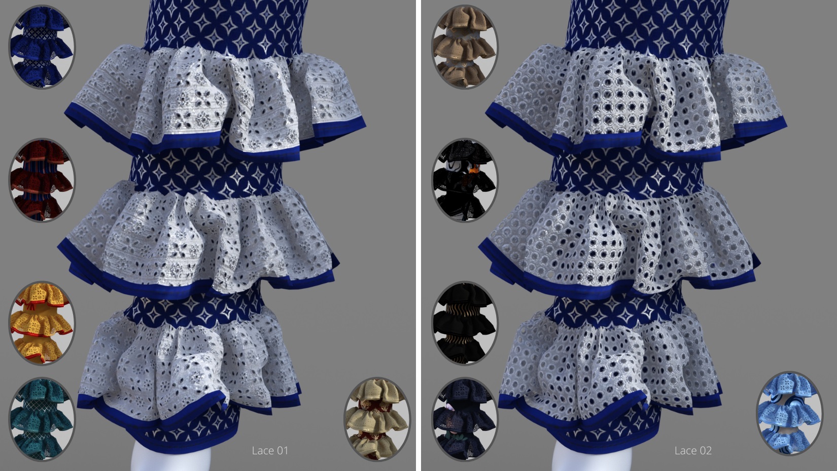 dForce Berry Outfit for Genesis 8 and 8.1 Females | Daz 3D
