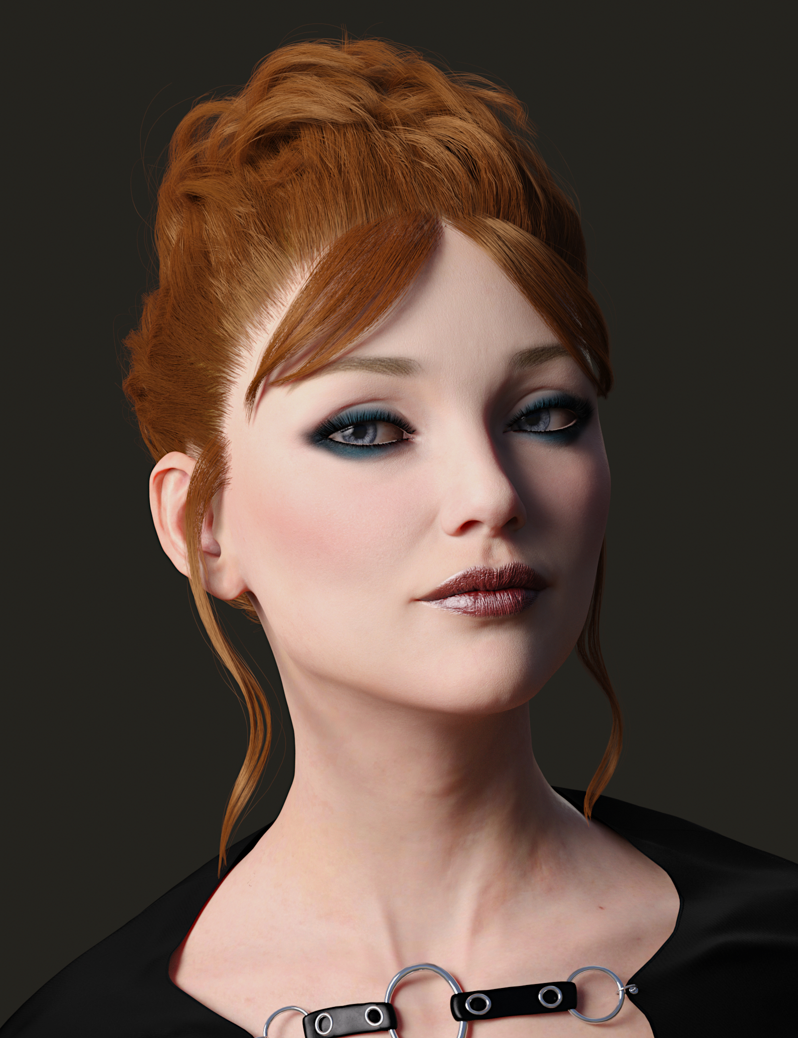 Messy Goth Updo for Genesis 8 and 8.1 Females | Daz 3D