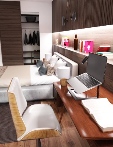 FG Modern Room Design | Daz 3D