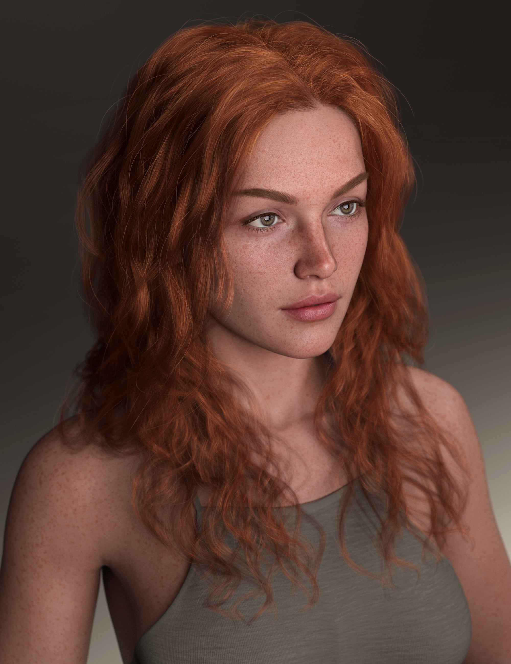 Soft Curls Long Hair for Genesis 9 | Daz 3D