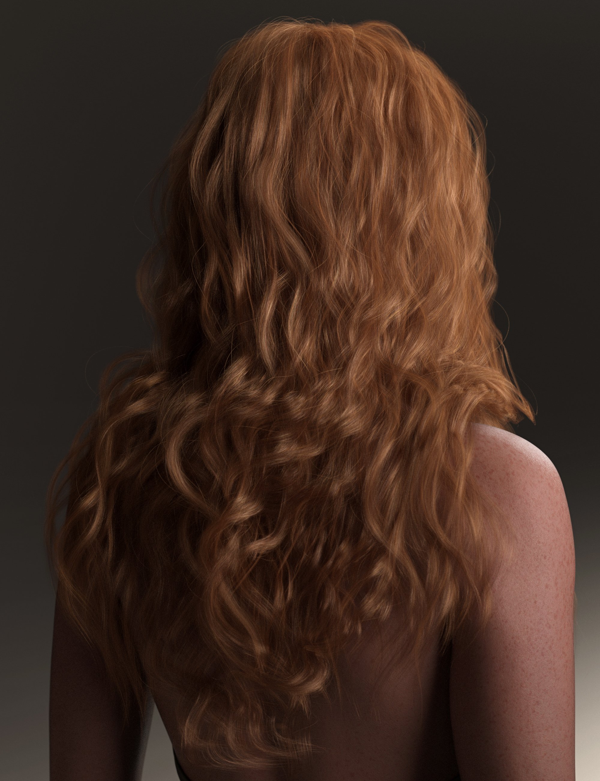Soft Curls Long Hair for Genesis 9 | Daz 3D