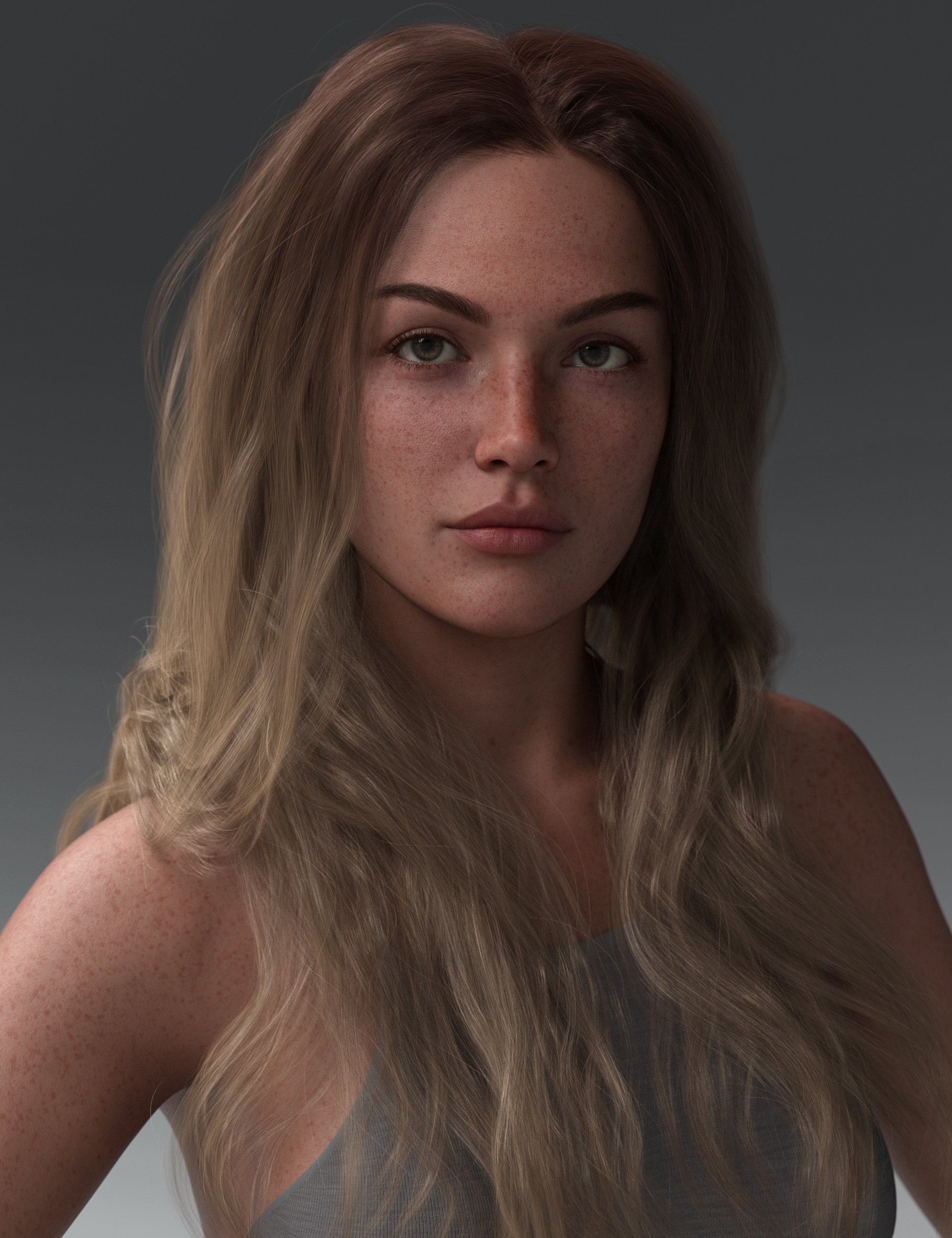 Soft Curls Long Hair for Genesis 9 | Daz 3D