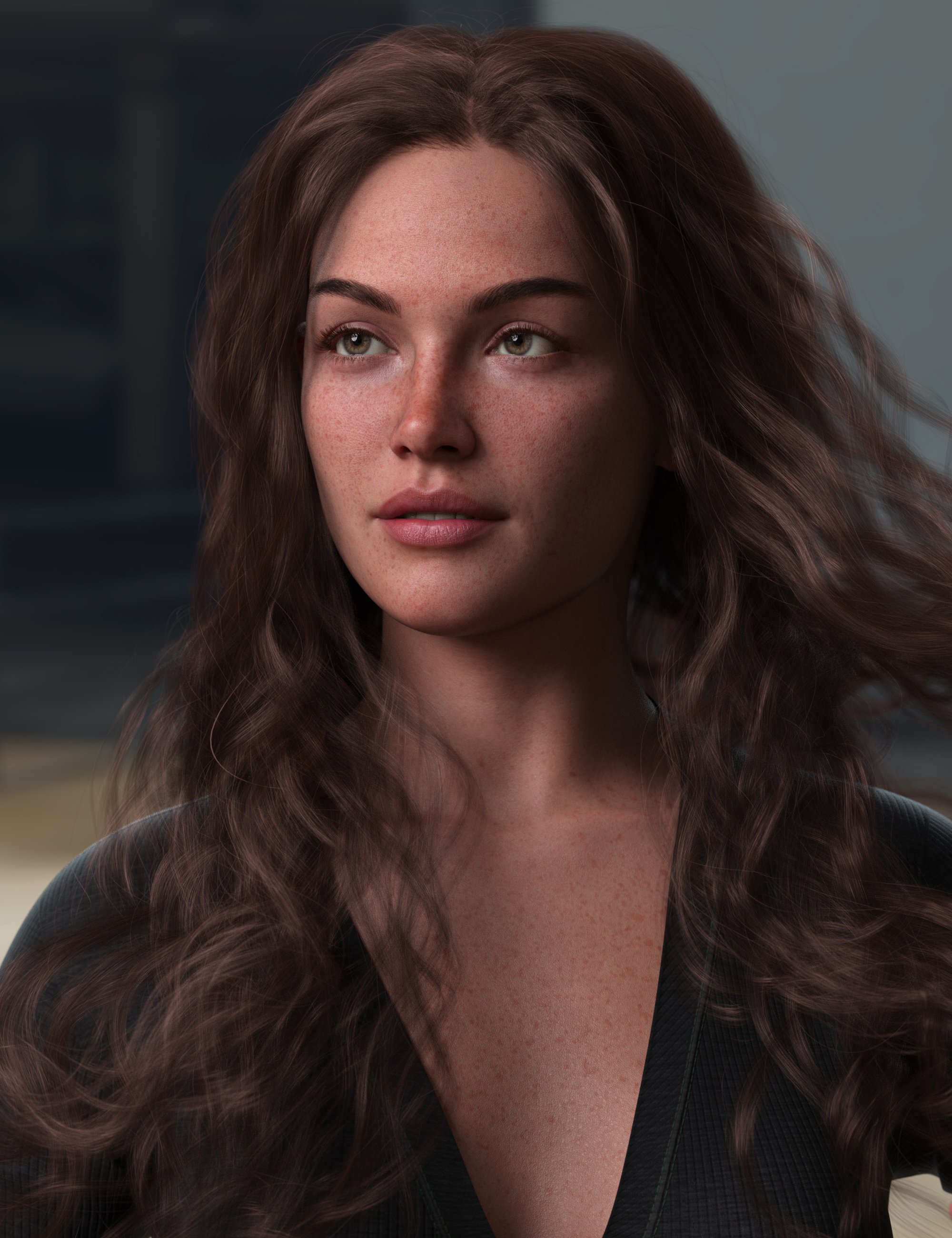 Soft Curls Long Hair for Genesis 9 | Daz 3D