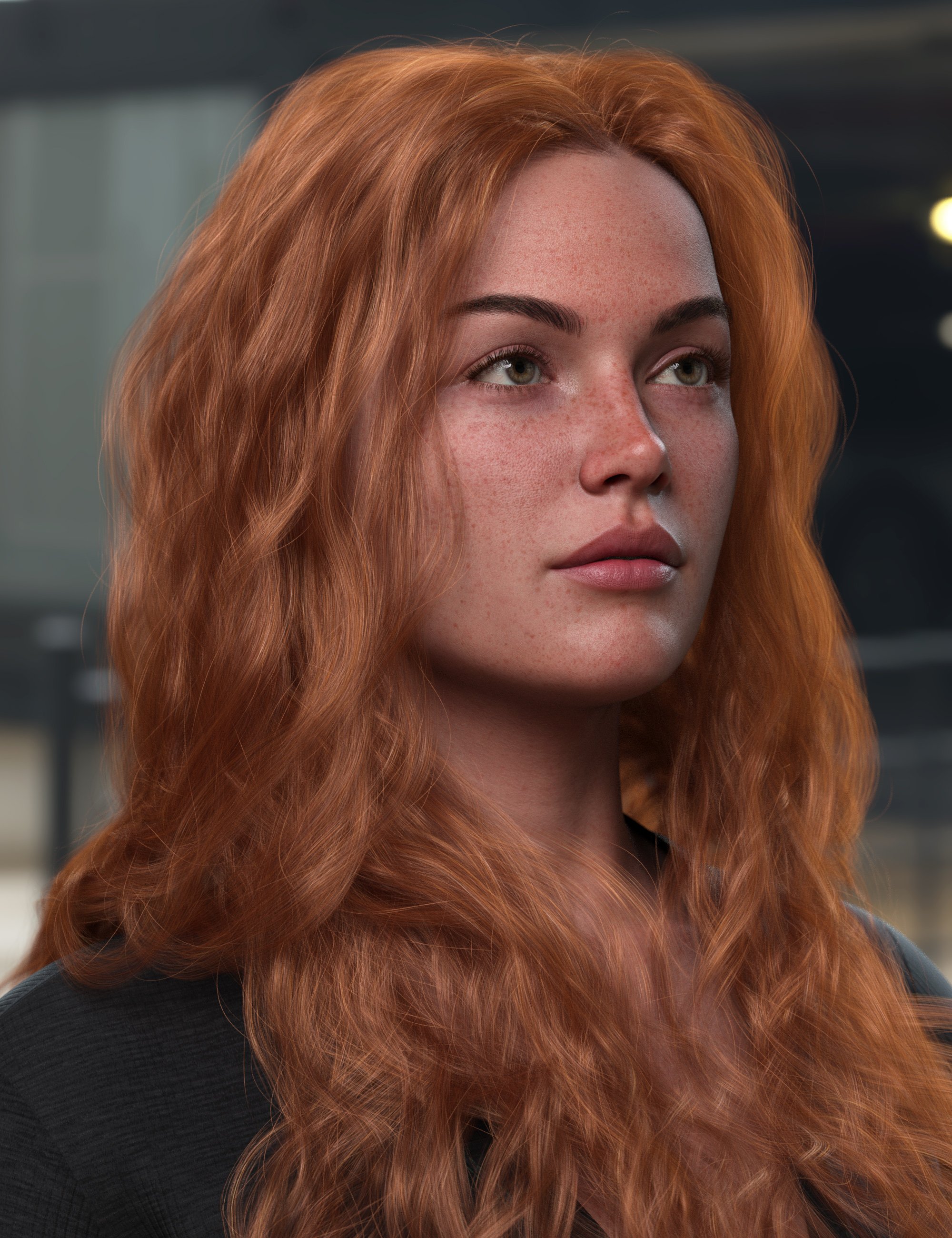 Soft Curls Long Hair for Genesis 9 | Daz 3D