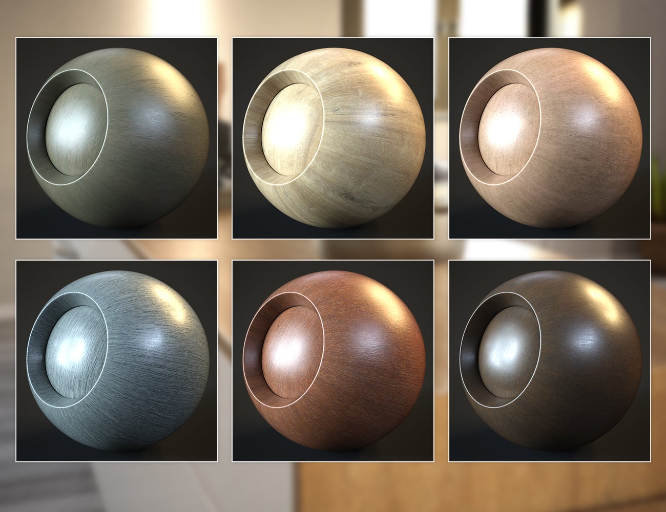 Wood Veneer Iray Shaders | Daz 3D