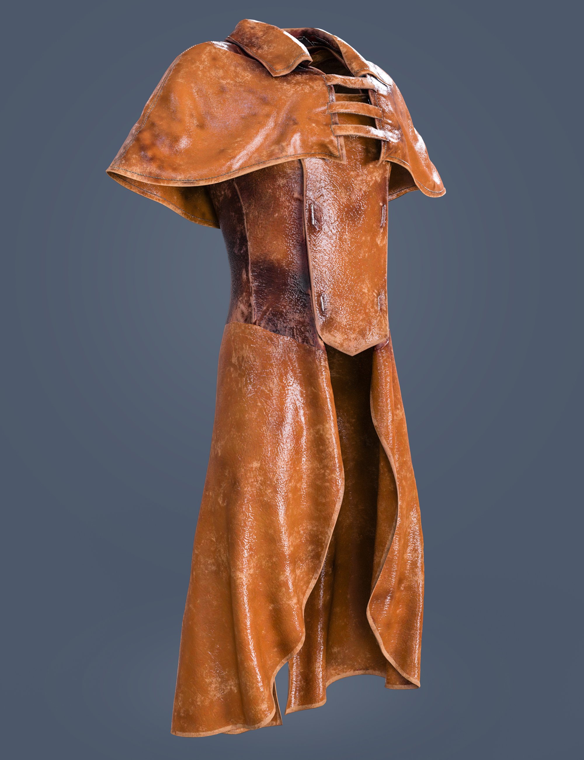 Halloween Plague Doctor dForce Top and Cloak for Genesis 8 and 8.1 Males | Daz 3D