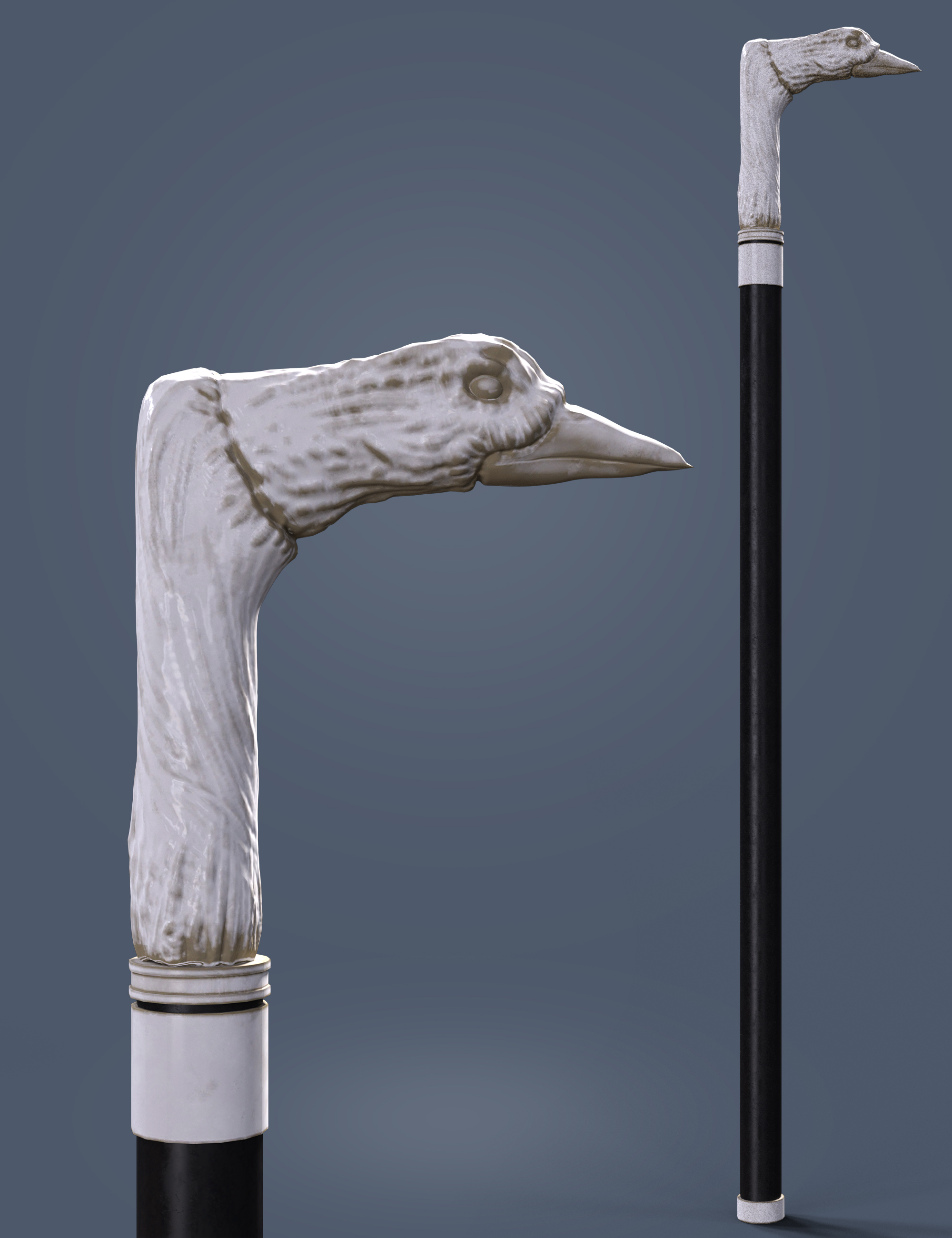 Halloween Plague Doctor Cane for Genesis 8 and 8.1 | Daz 3D