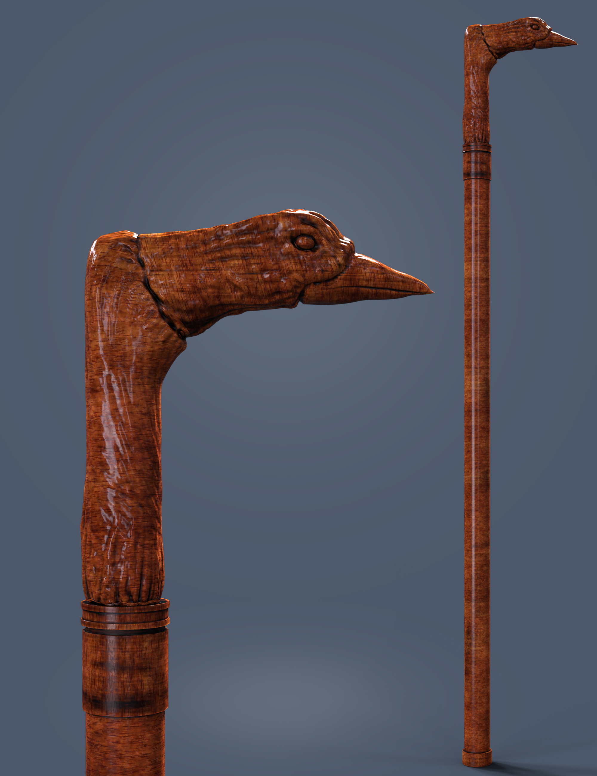 Halloween Plague Doctor Cane for Genesis 8 and 8.1 | Daz 3D
