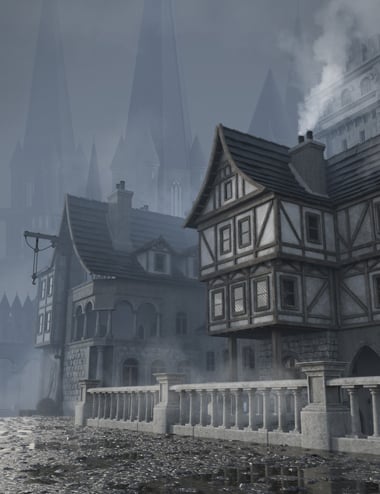 Medieval City Block | Daz 3D
