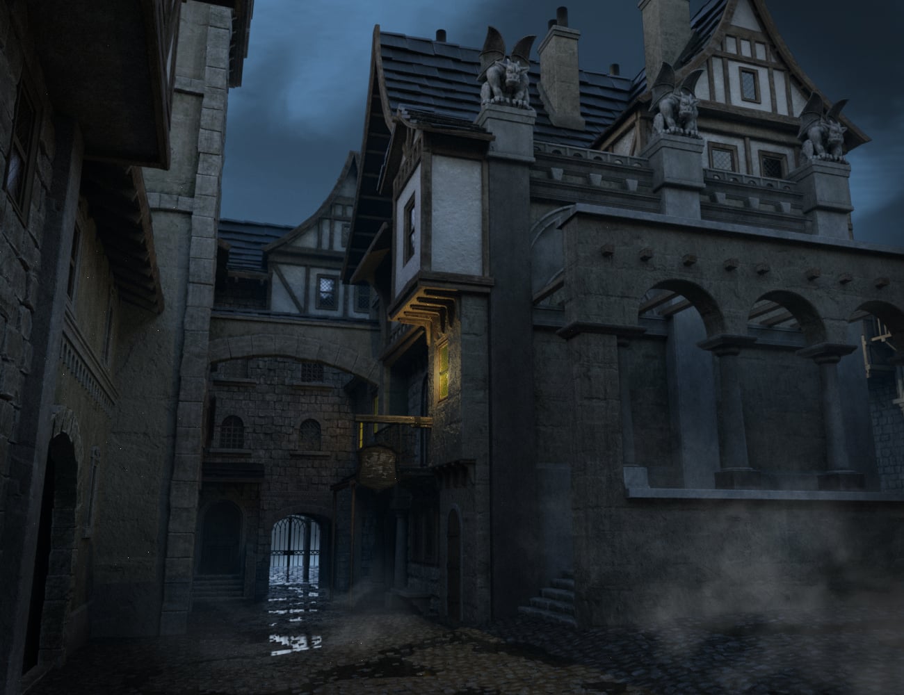 Medieval City Block | Daz 3D