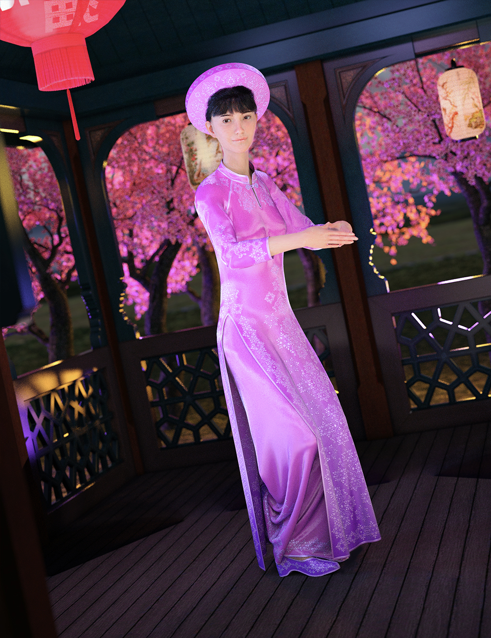 FF's Demure Grace Poses for Genesis 8 and 8.1 Female and Sayuri Noble ...