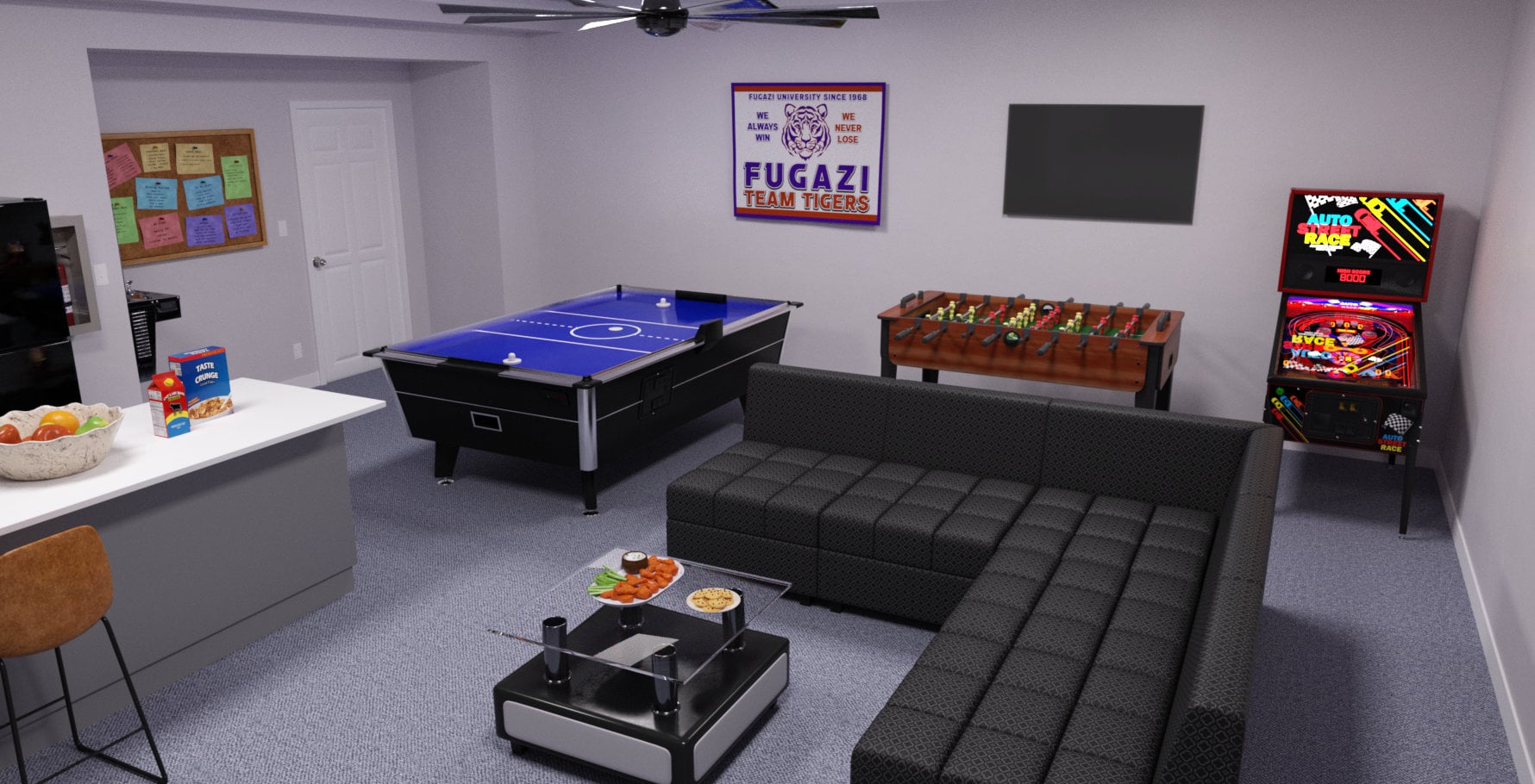 FG College Dorm Entertainment | Daz 3D