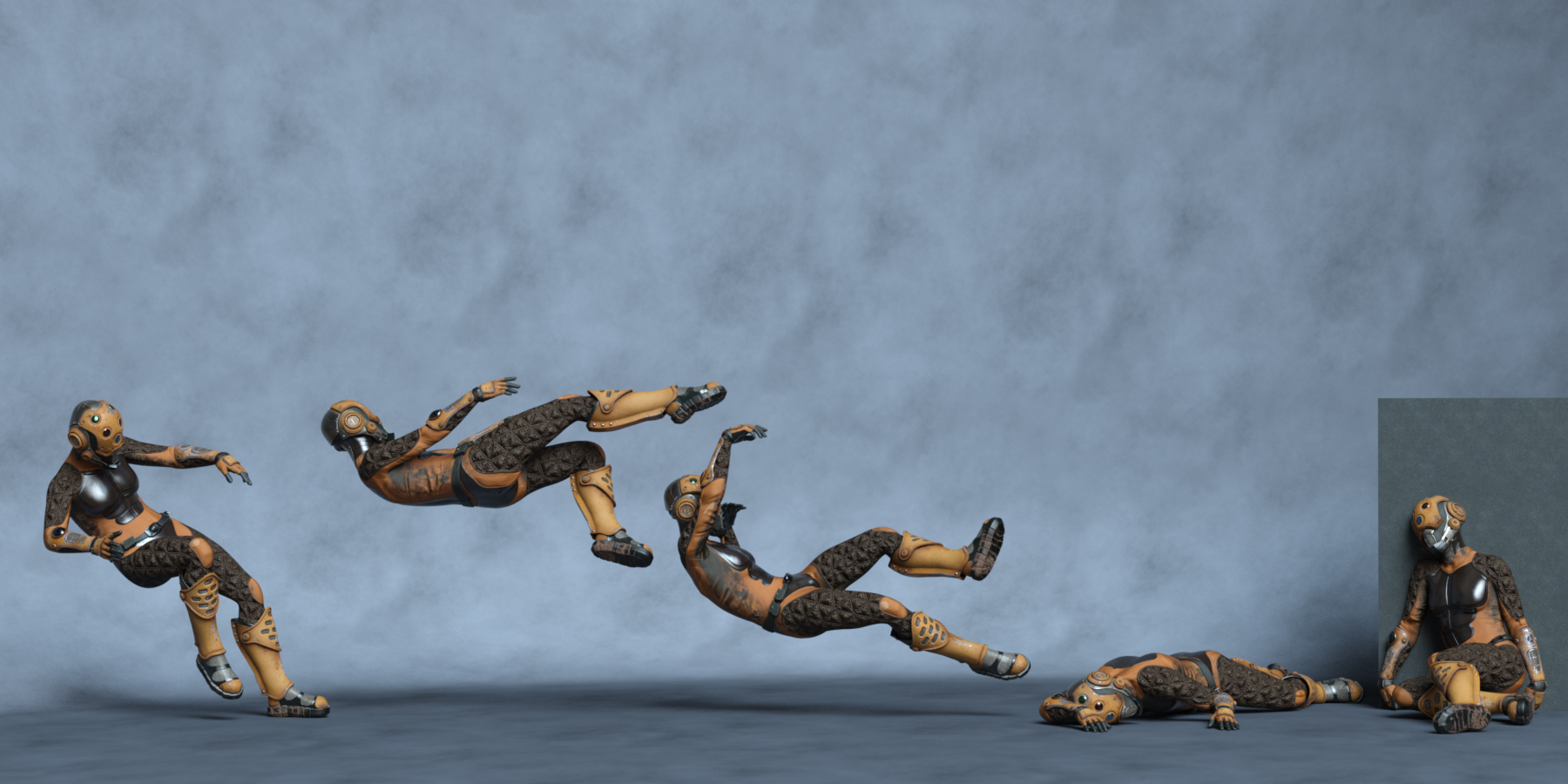 Fallen Warrior Poses for Genesis 9 | Daz 3D